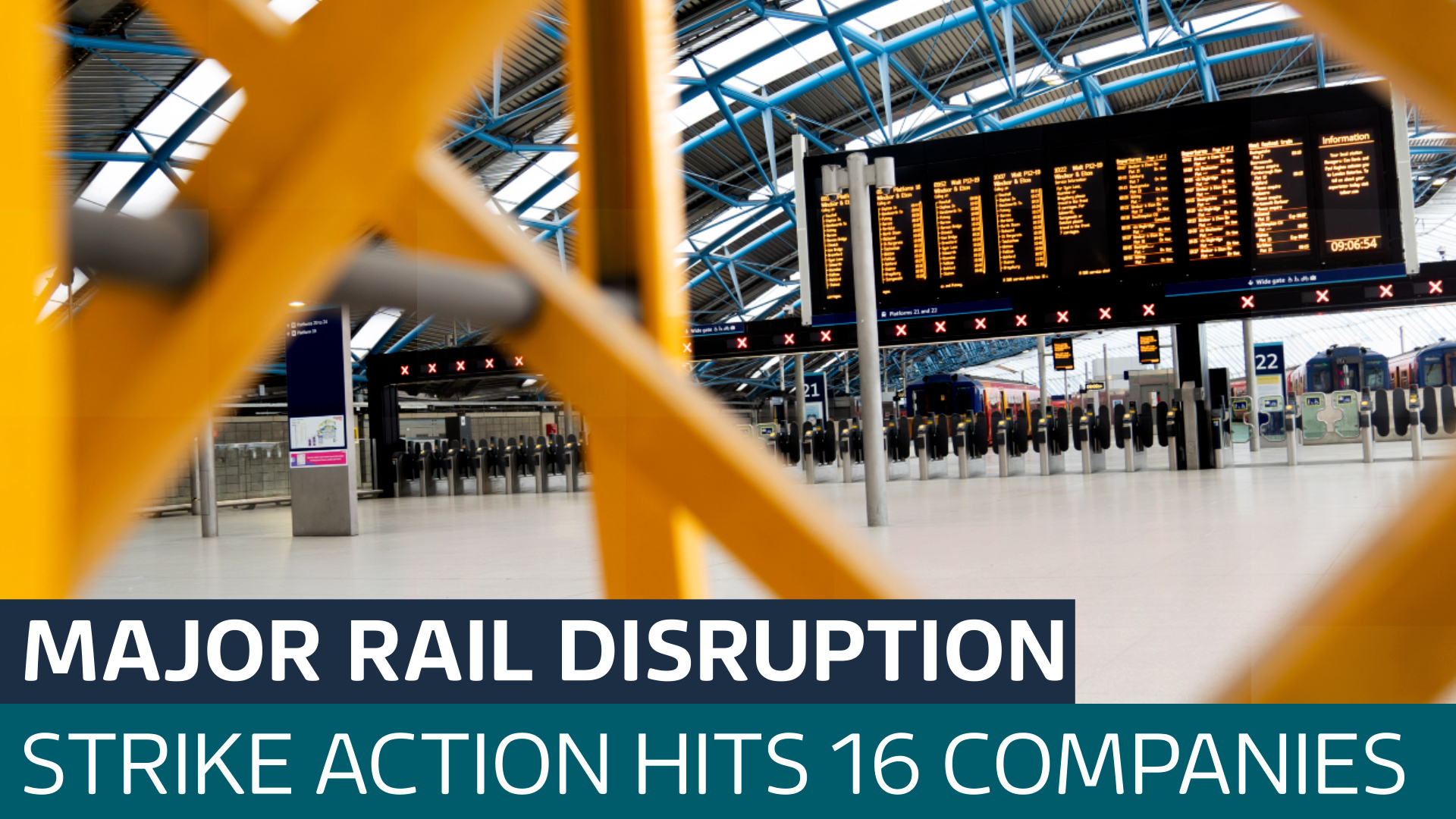 Major disruption as strike action hits 16 train companies - Latest From ...