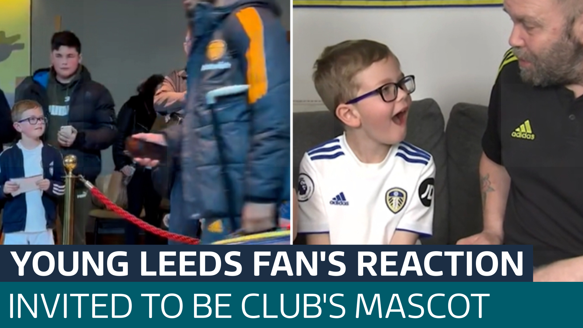 'That's insane!': Young Leeds fan 'ignored' by players finds out he'll ...