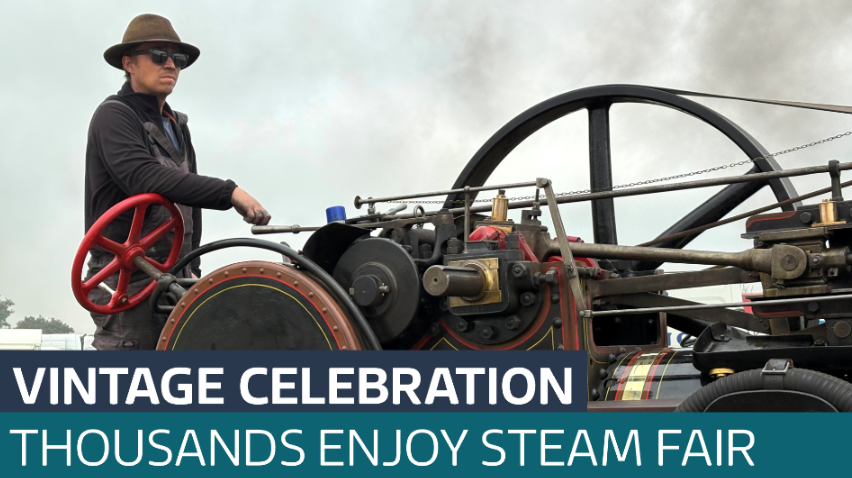 Thousands pack showground for steam fair's anniversary celebrations ...