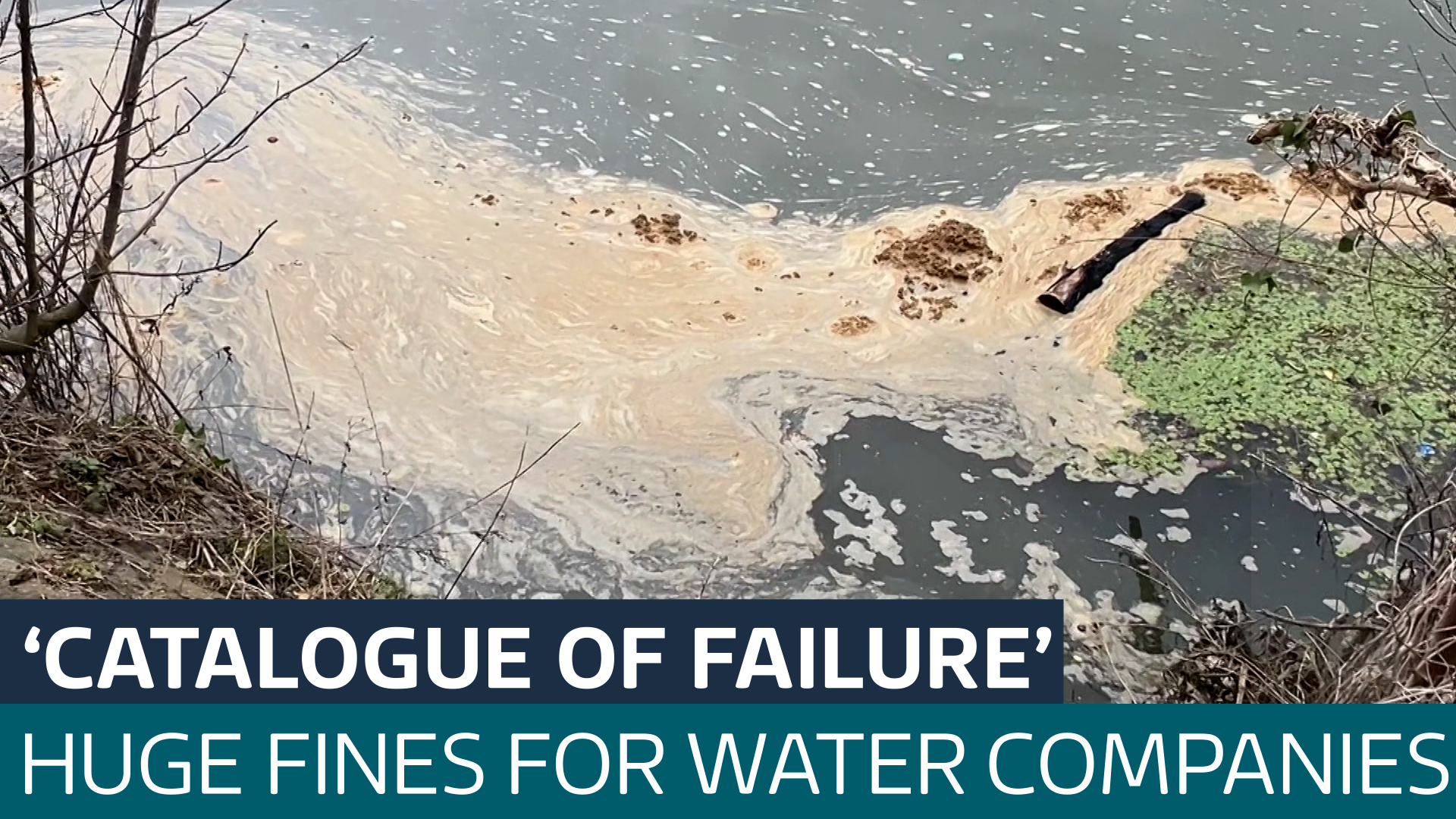 Record £168 million fine proposed for three water companies over sewage ...