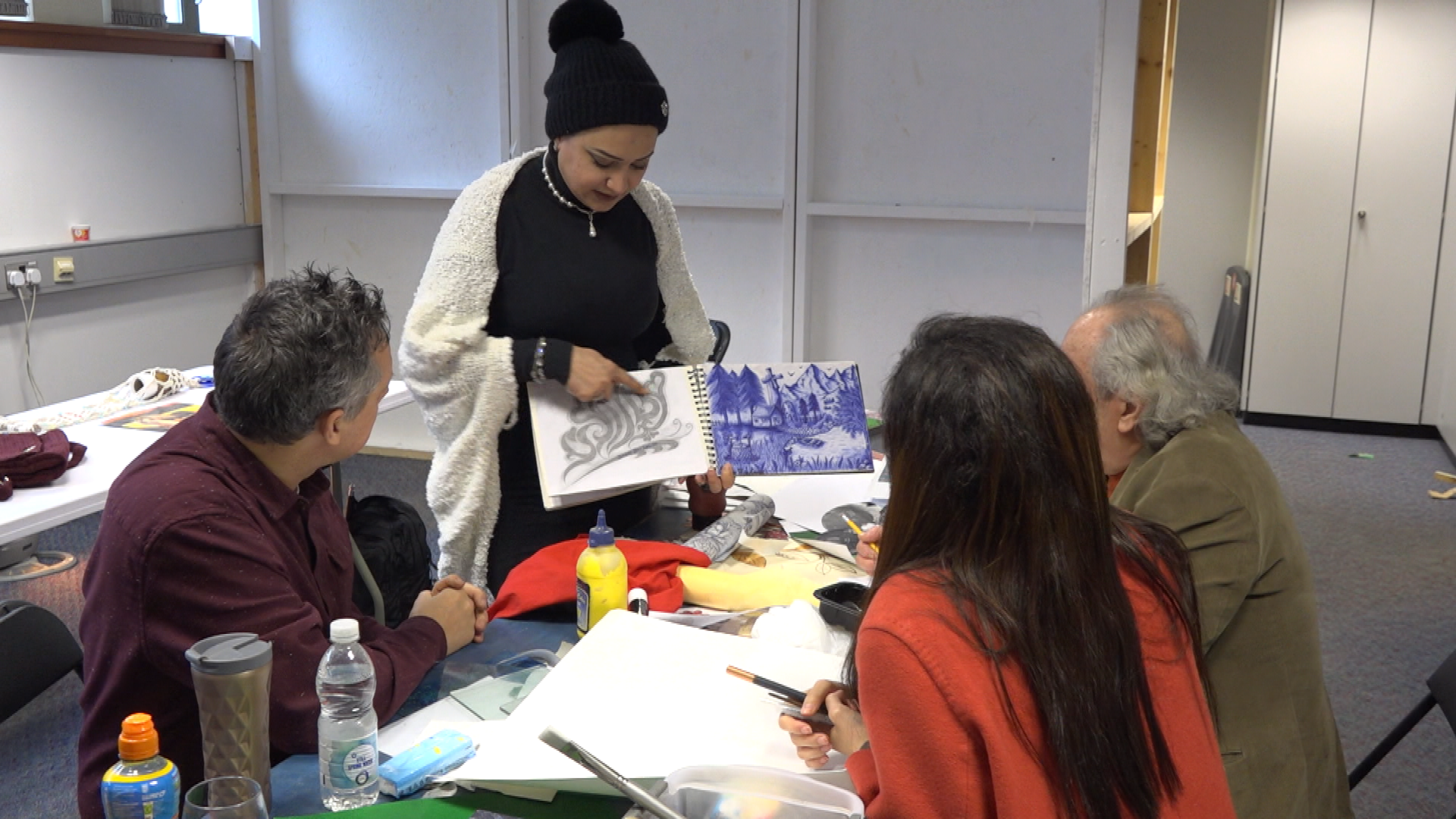 Syrian artist Seba Barhoum using talents to teach art to Belfast ...