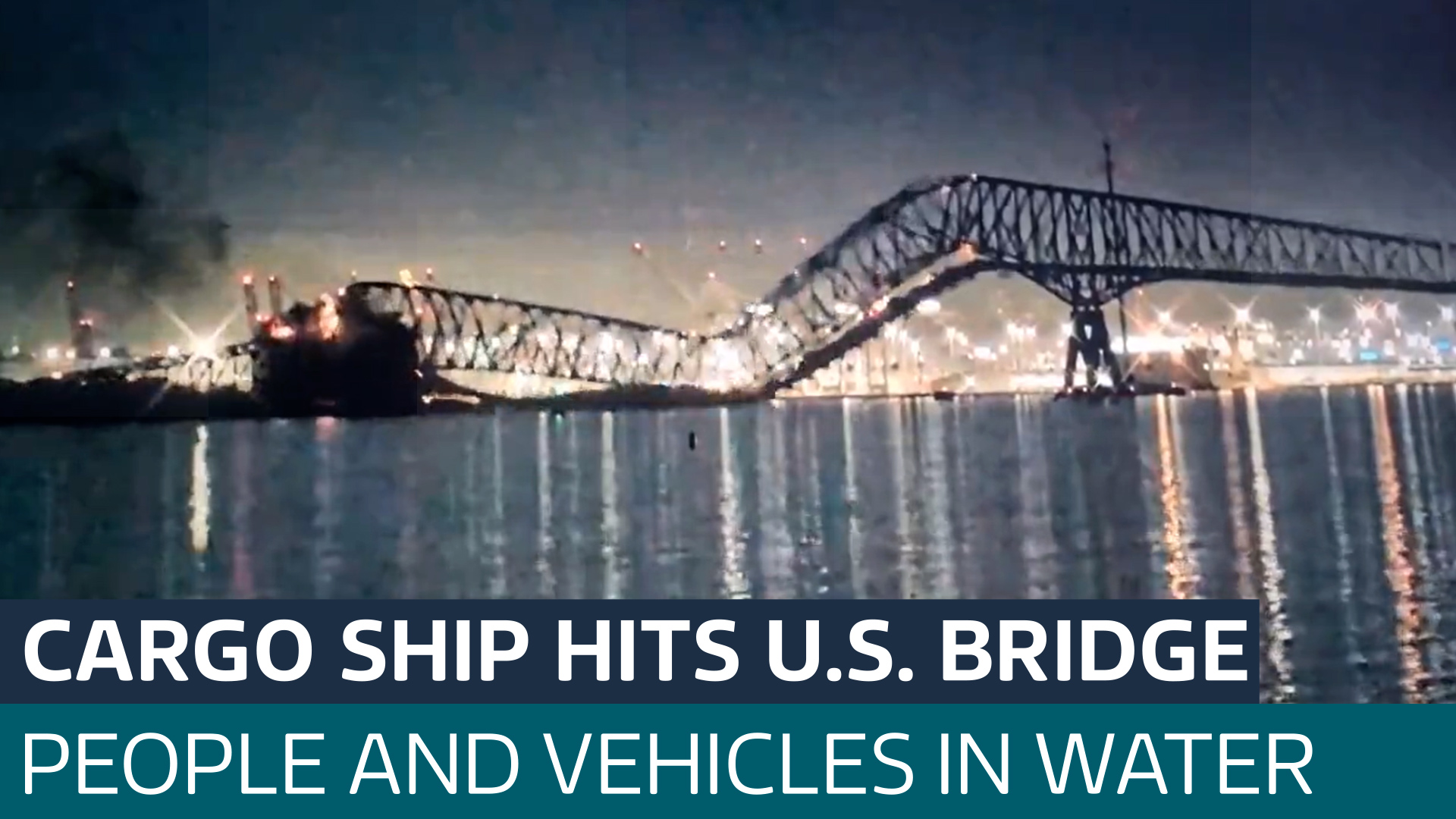 Bridge collapse sends vehicles and workers plunging into the water ...