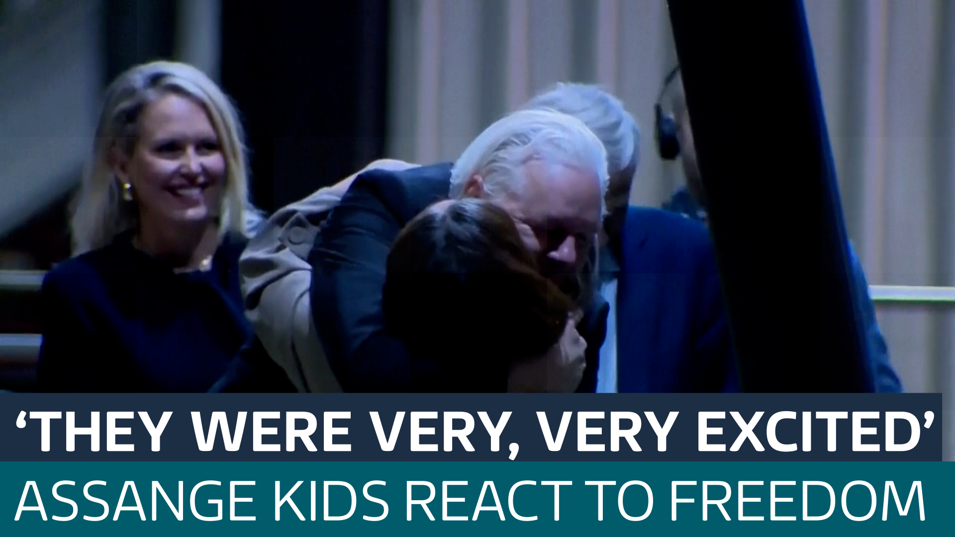 Assange children 'jumping on the sofa' with excitement after hearing of ...