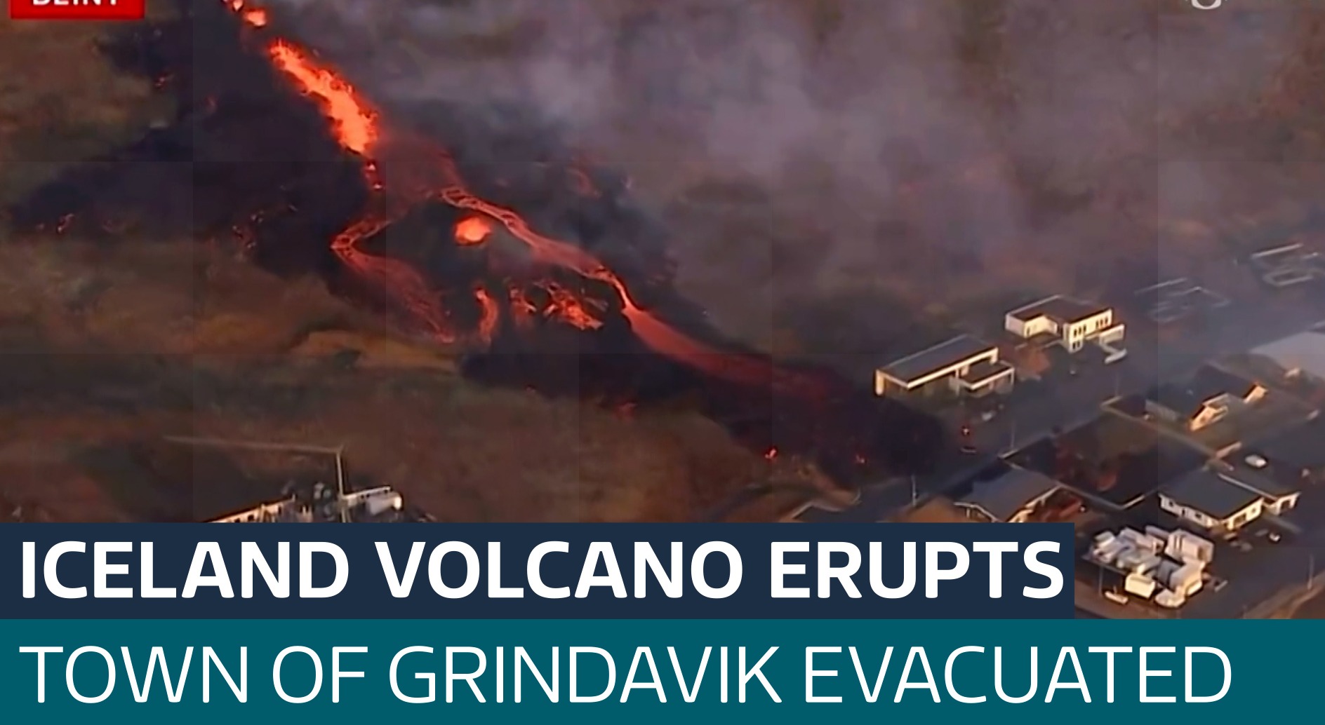 People are left homeless as lava spills down into Iceland town in ...