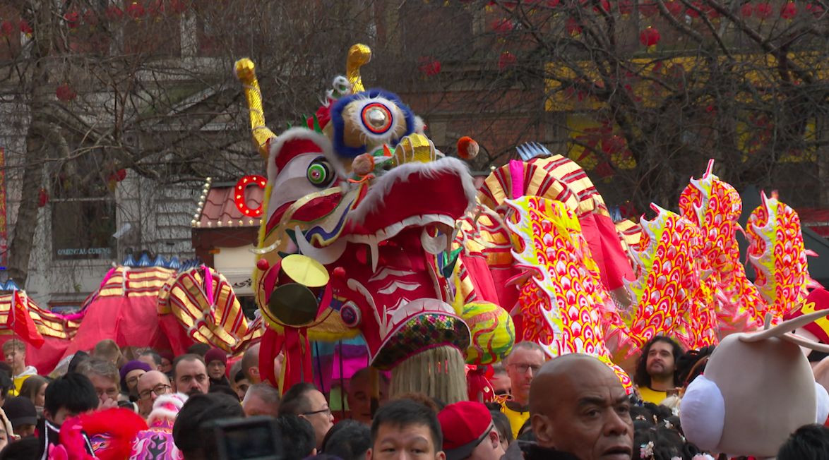 Chinese Dragon Tail Parade