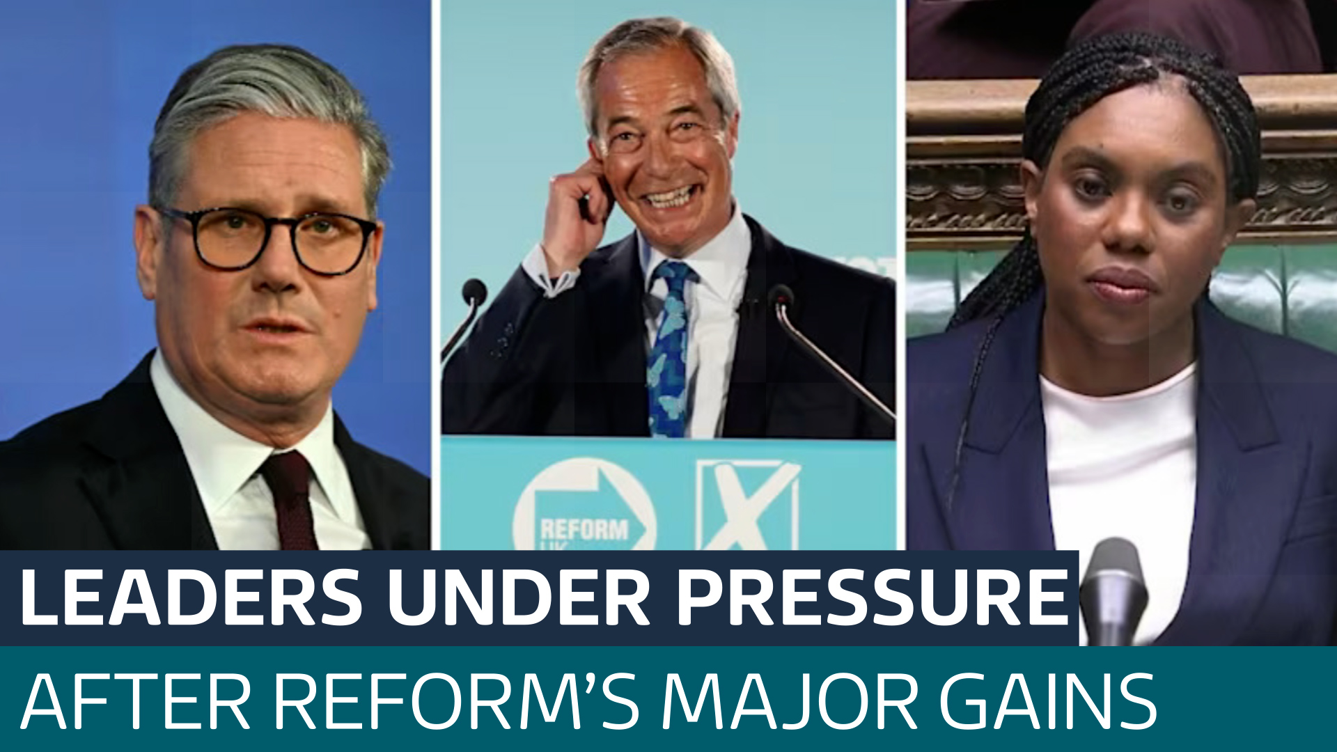 Labour and Conservatives under pressure after Reform victory in local ...