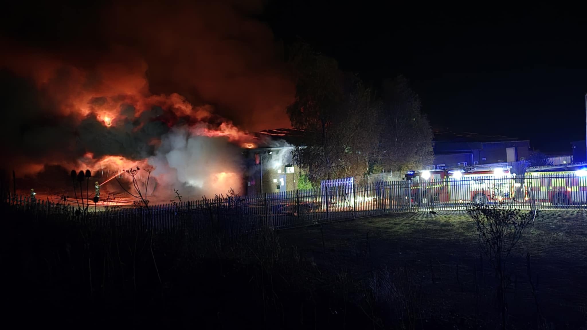 Huge industrial estate blaze at Loddon in Norfolk brought under control ...