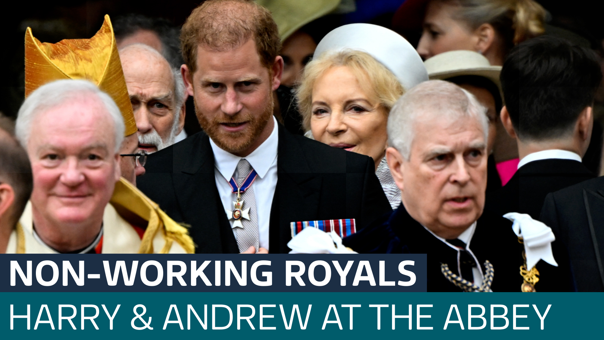 Prince Harry and Prince Andrew attend Westminster Abbey ceremony ...