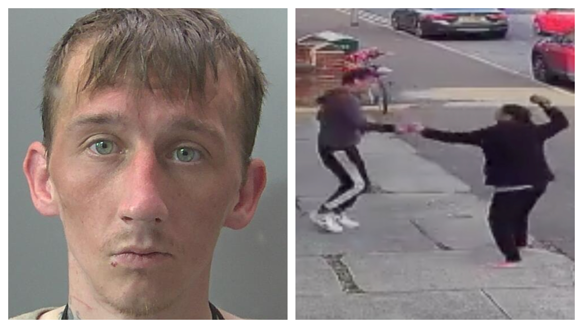 Shop worker attacks robber with shoe after he hit her with fake crutch ...