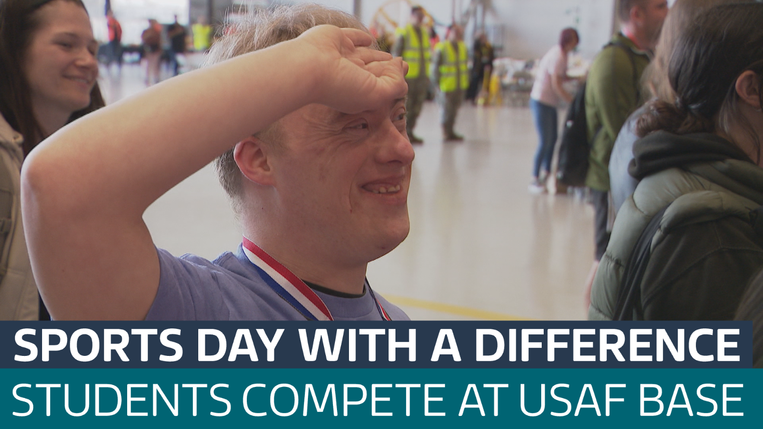 A sports day with a difference - the USAF base inviting people with ...