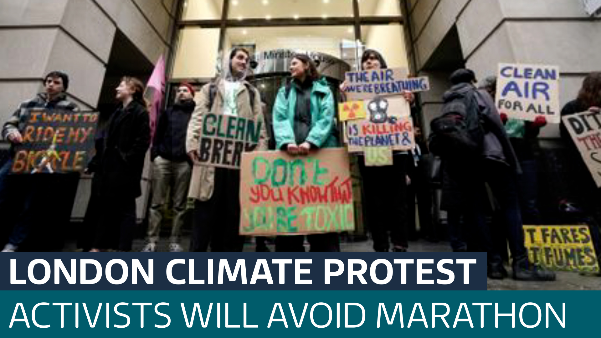 Climate activists promise to avoid London Marathon during four-day ...