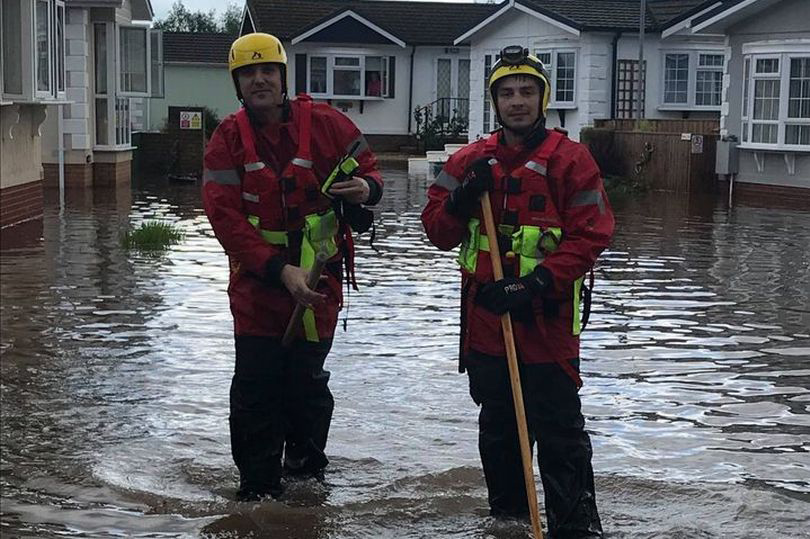 Heavy rain sparks flash floods in Somerset - homes and businesses ...