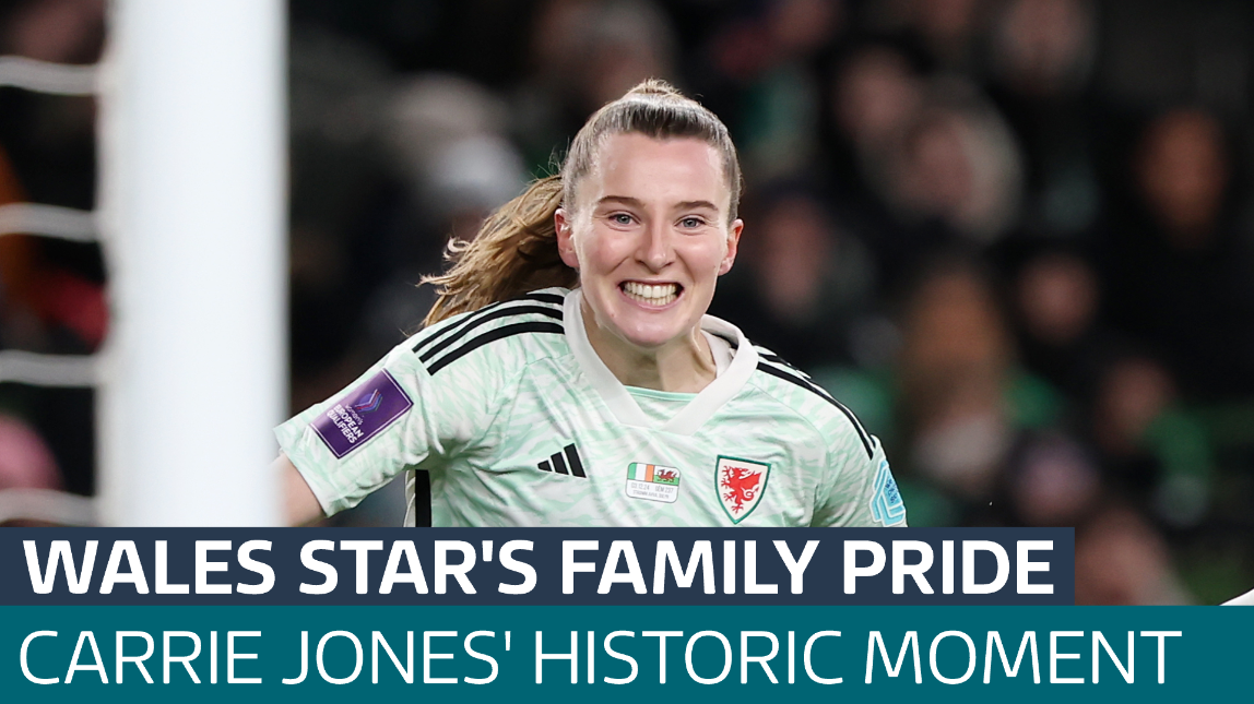 Carrie Jones' family reacts to Wales football success - Latest From ITV ...