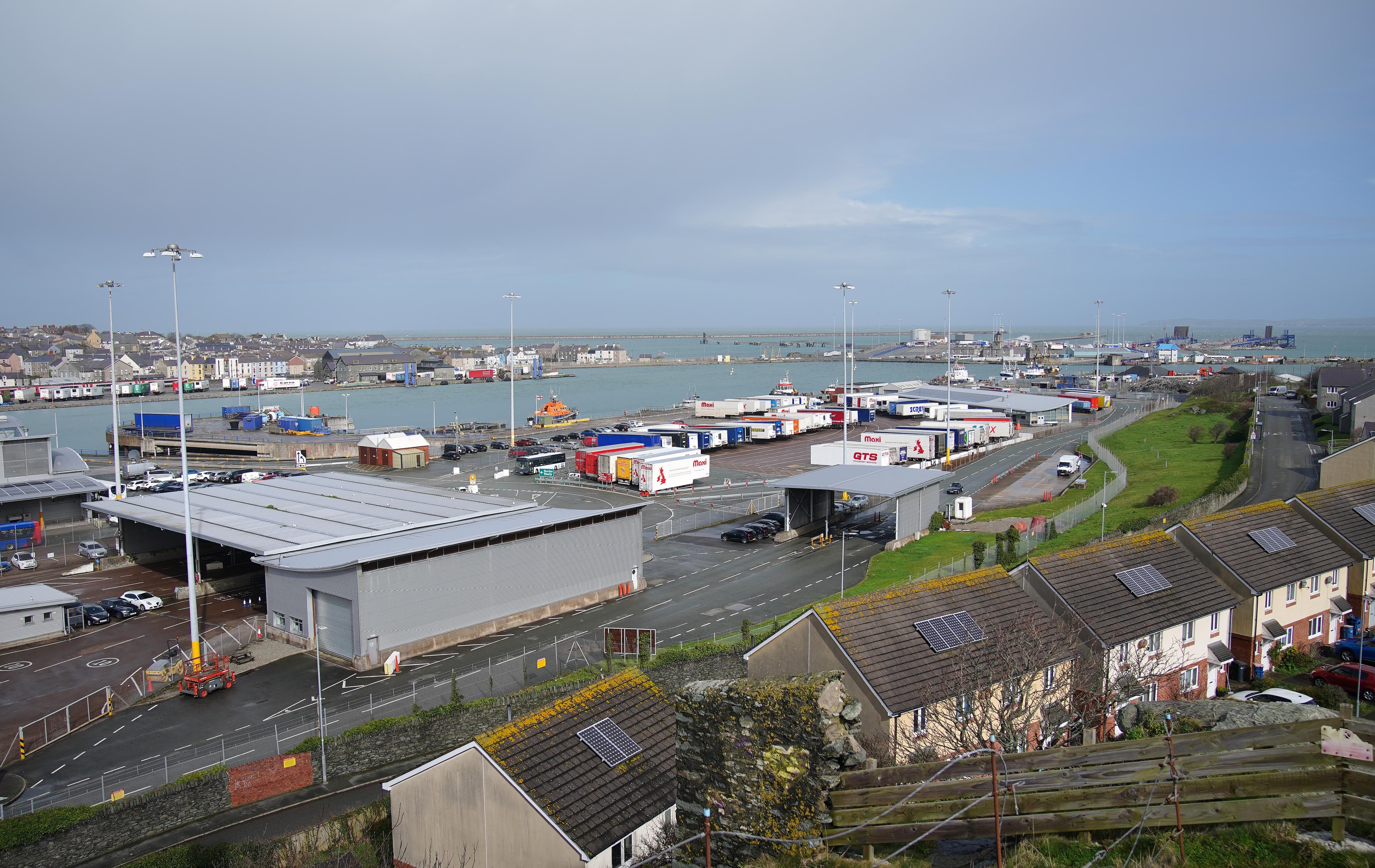 Services resume at Holyhead Port after storm damage | ITV News Wales