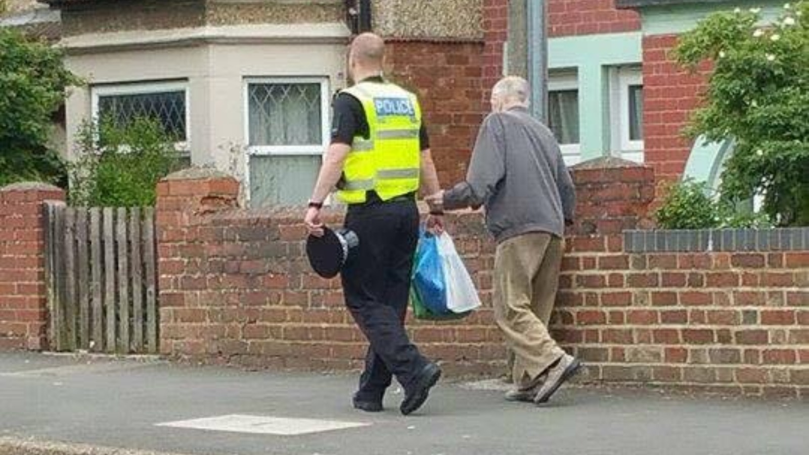Police Officers Helping People