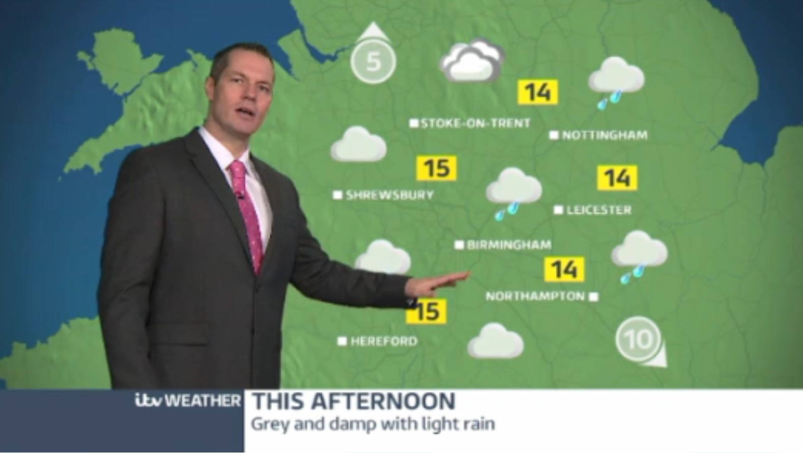 West Midlands weather: Cloudy and cool with rain | ITV News Central