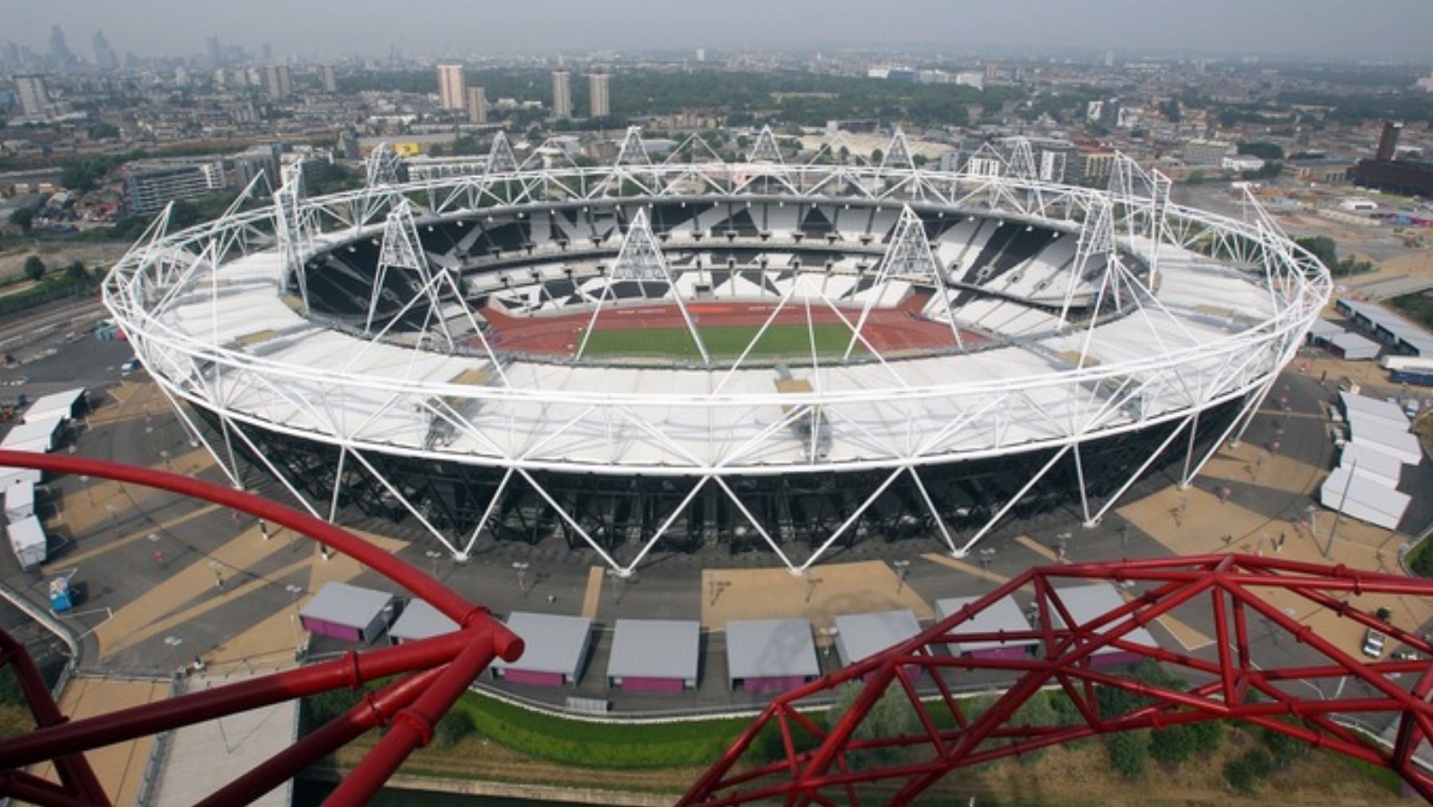 Man falls to death from Olympic Stadium | ITV News