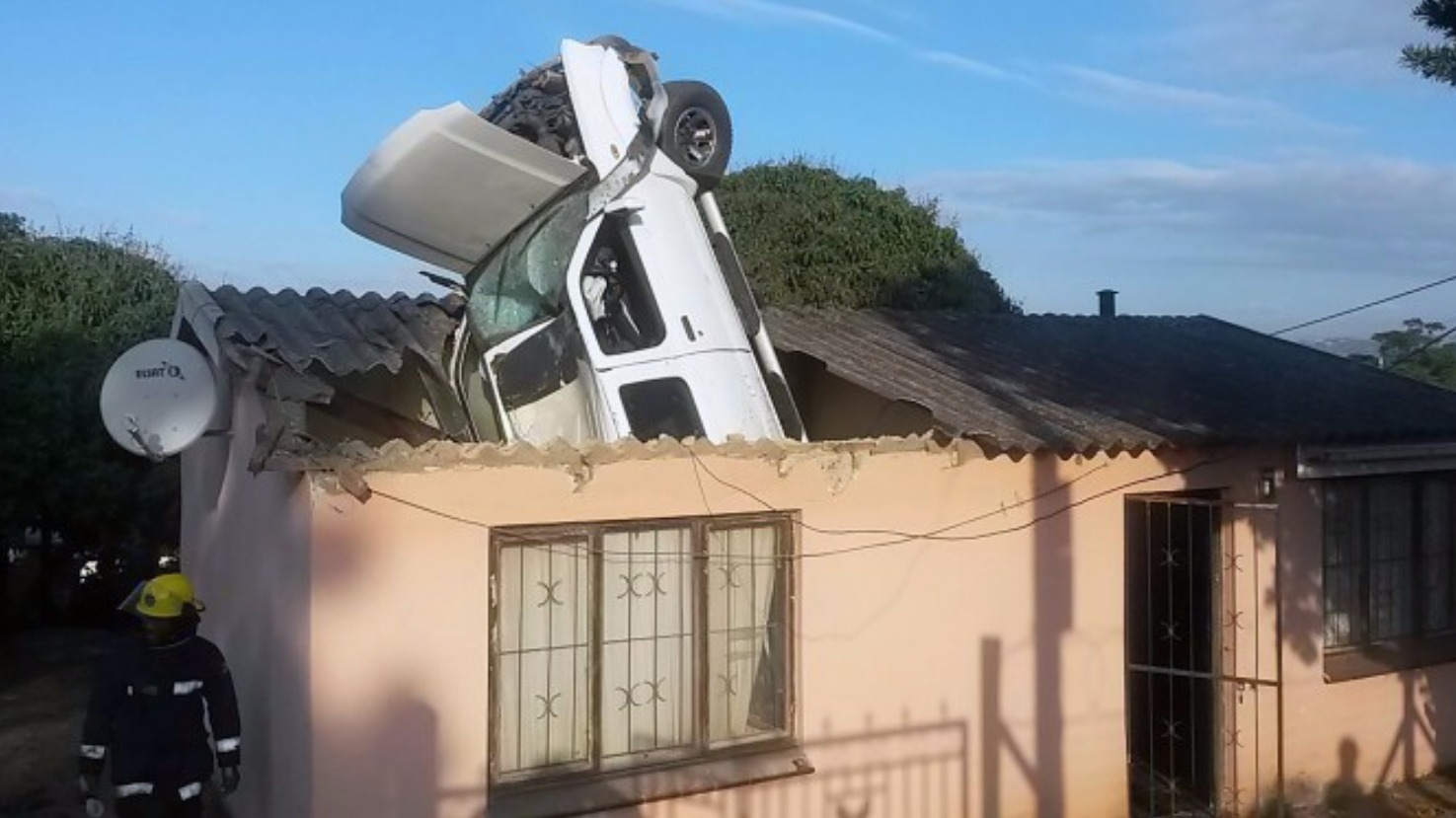 Driver's miracle escape from 'flying' car crash | ITV News