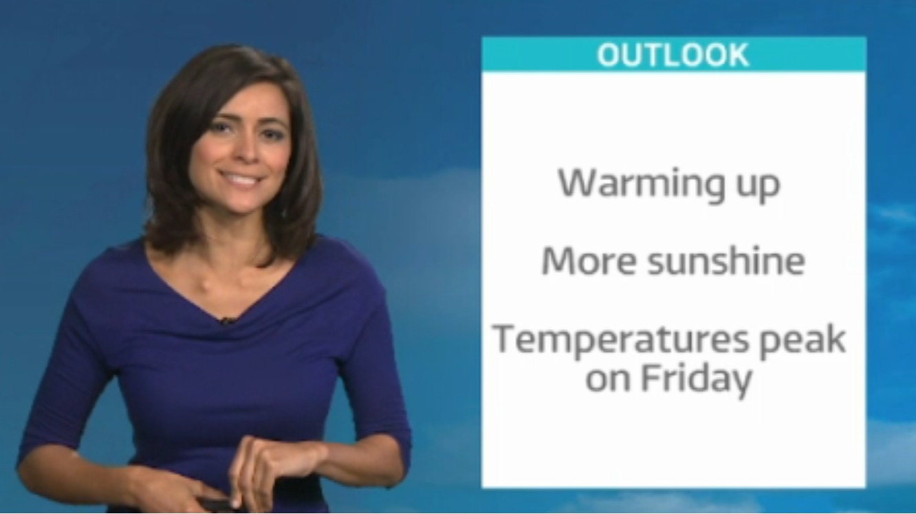 Lucy has the latest forecast for Wednesday | ITV News Meridian