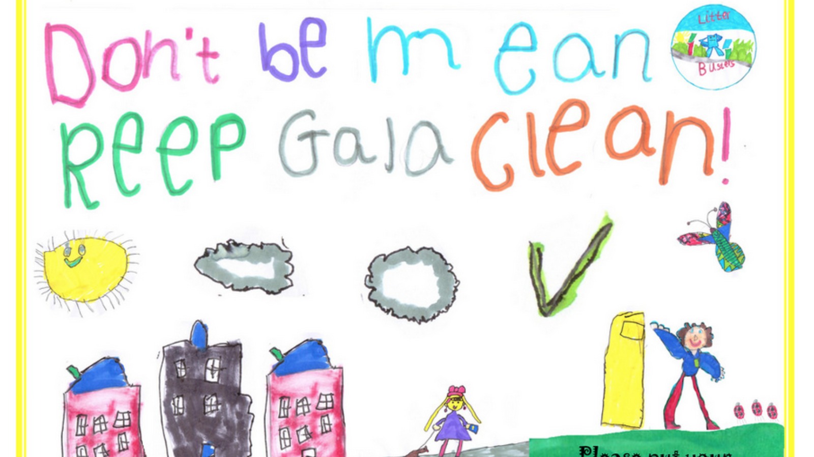 Primary pupils say - keep our streets clean | ITV News Border