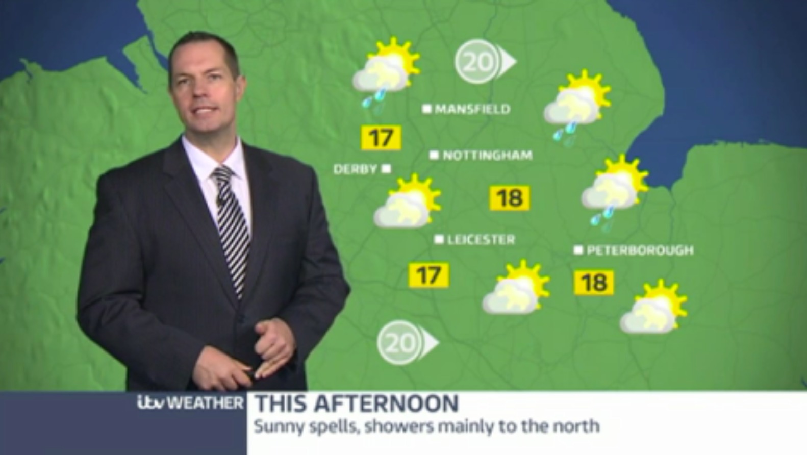 East Midlands Weather: some heavy showers | ITV News Central
