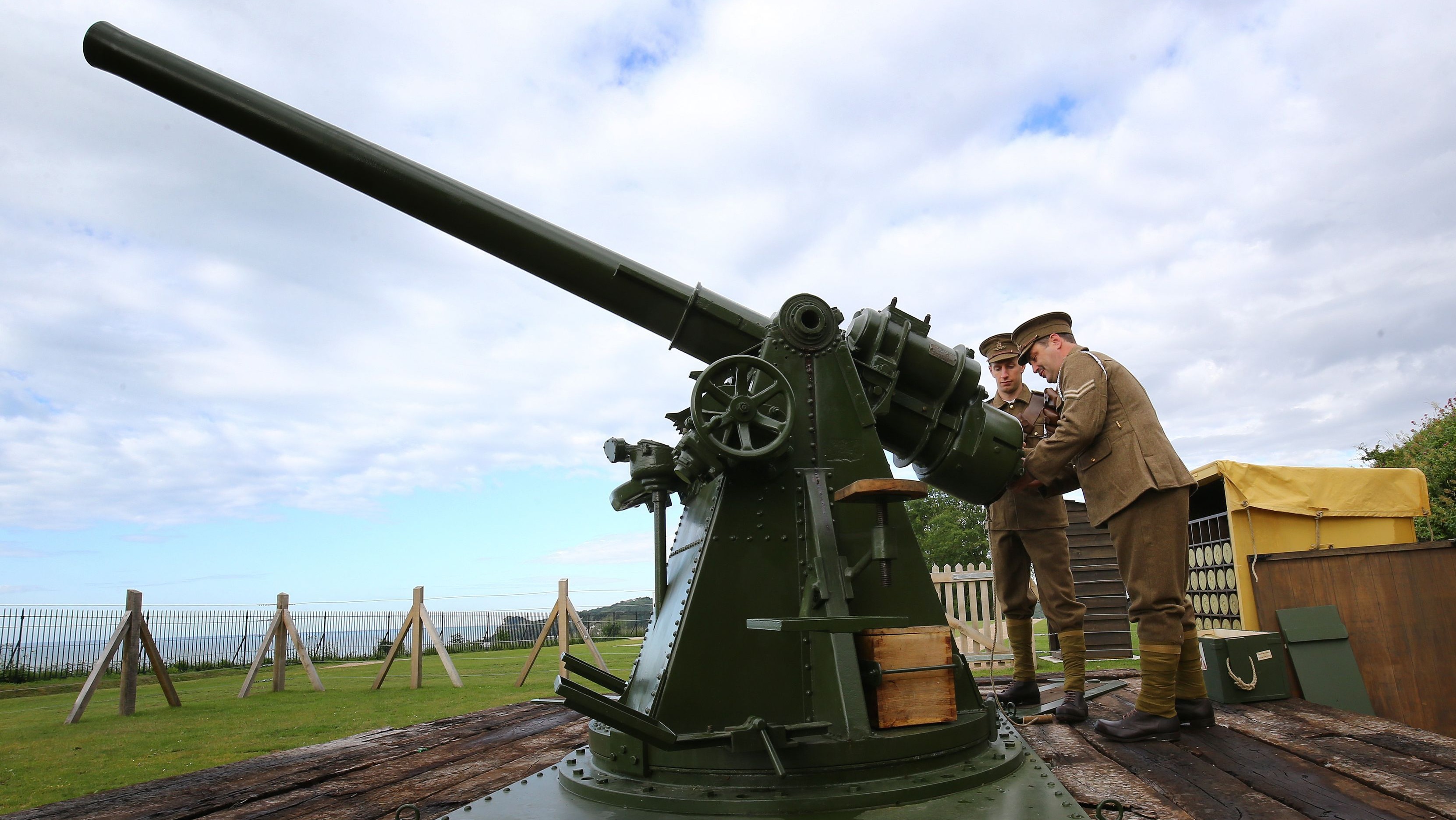Anti-aircraft war gun to be fired again after 100 years | ITV News