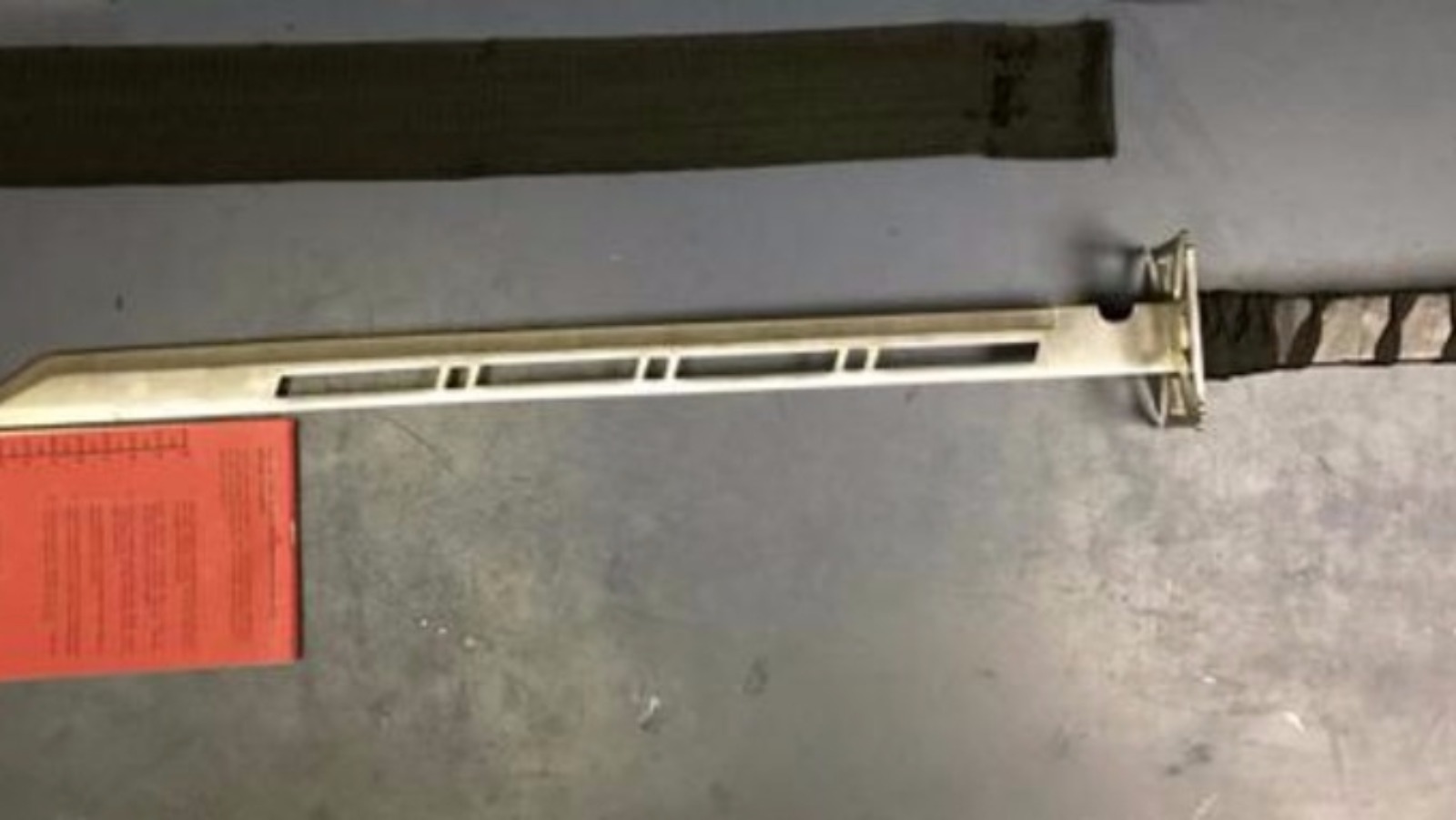 'I'm not a terrorist': Man caught with a Samurai sword tells police ...