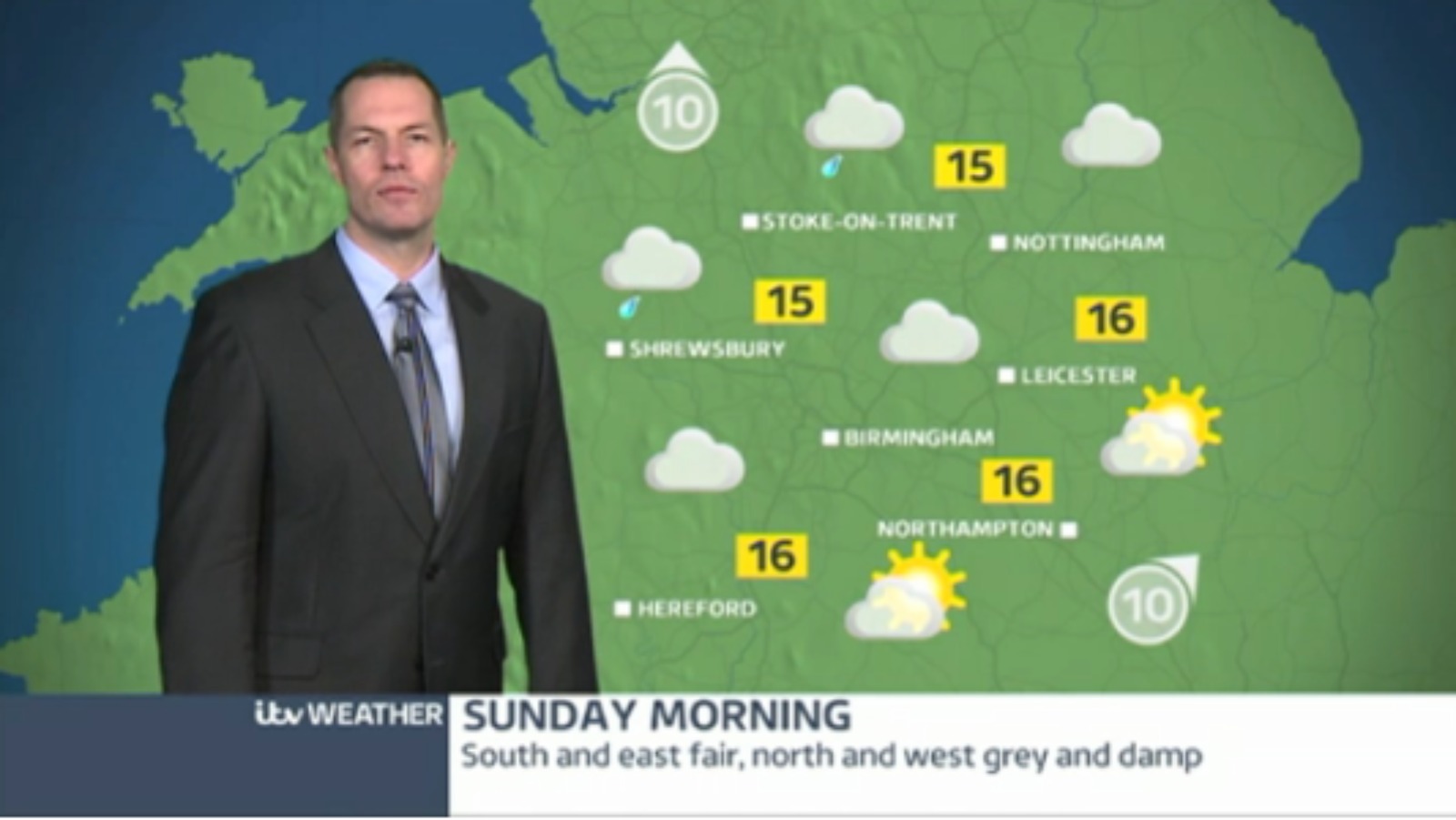 East Midlands weather: Cloudy, patchy rain | ITV News Central