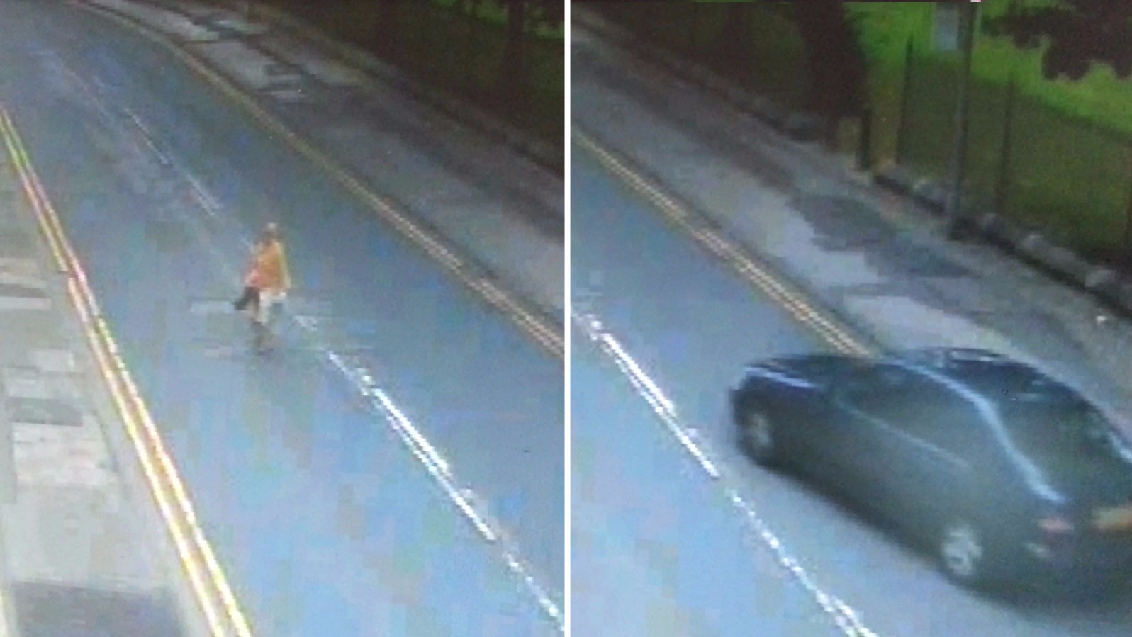 CCTV footage captures moment woman is 'forced into car' as she walks ...