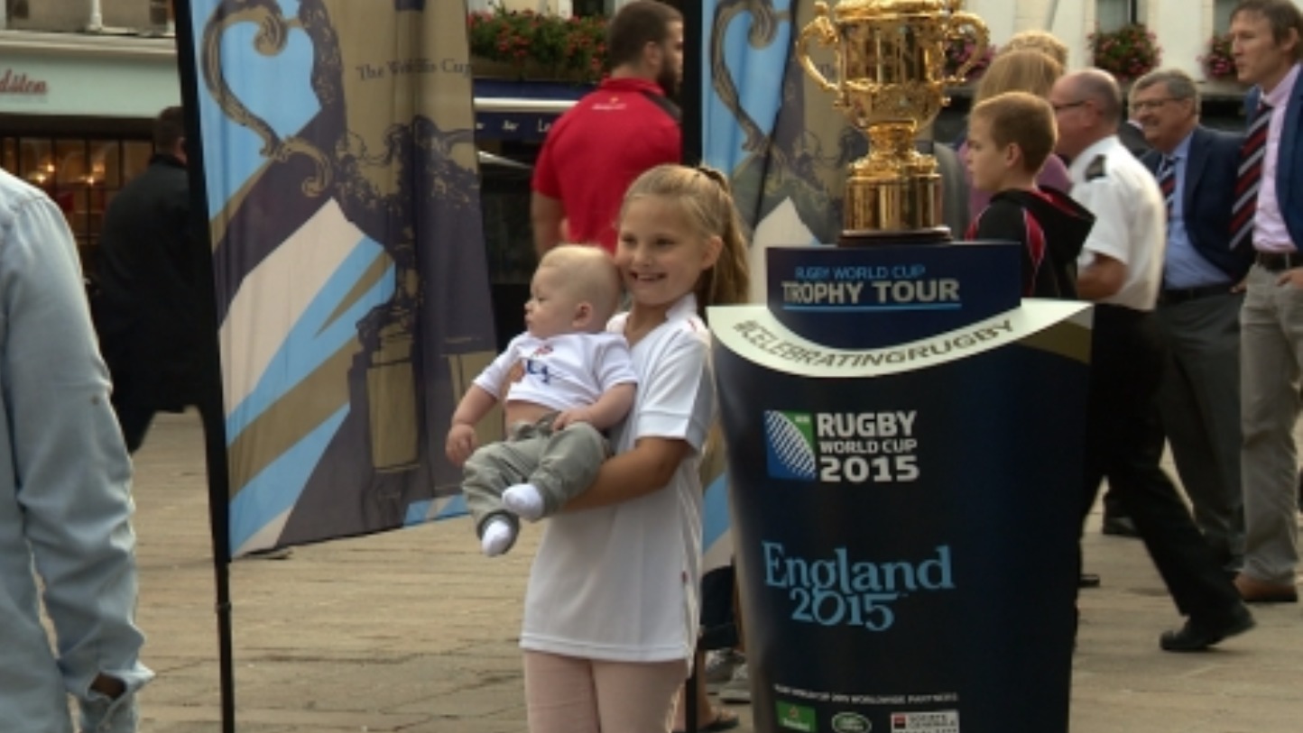 The day the Rugby World Cup came to town | ITV News Channel