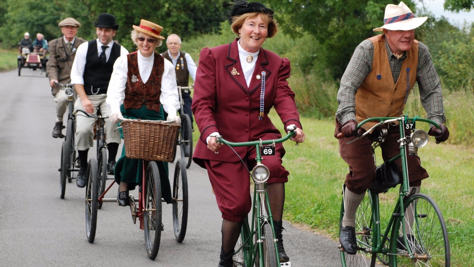 Historic bikes ride through time in Ramsey | ITV News Anglia