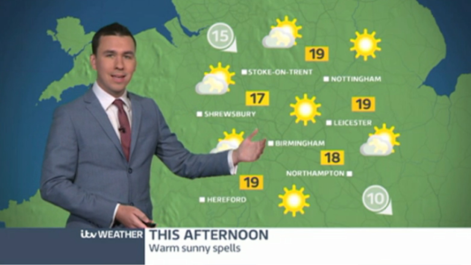 Midlands weather: Cloudier, with sunny spells | ITV News Central
