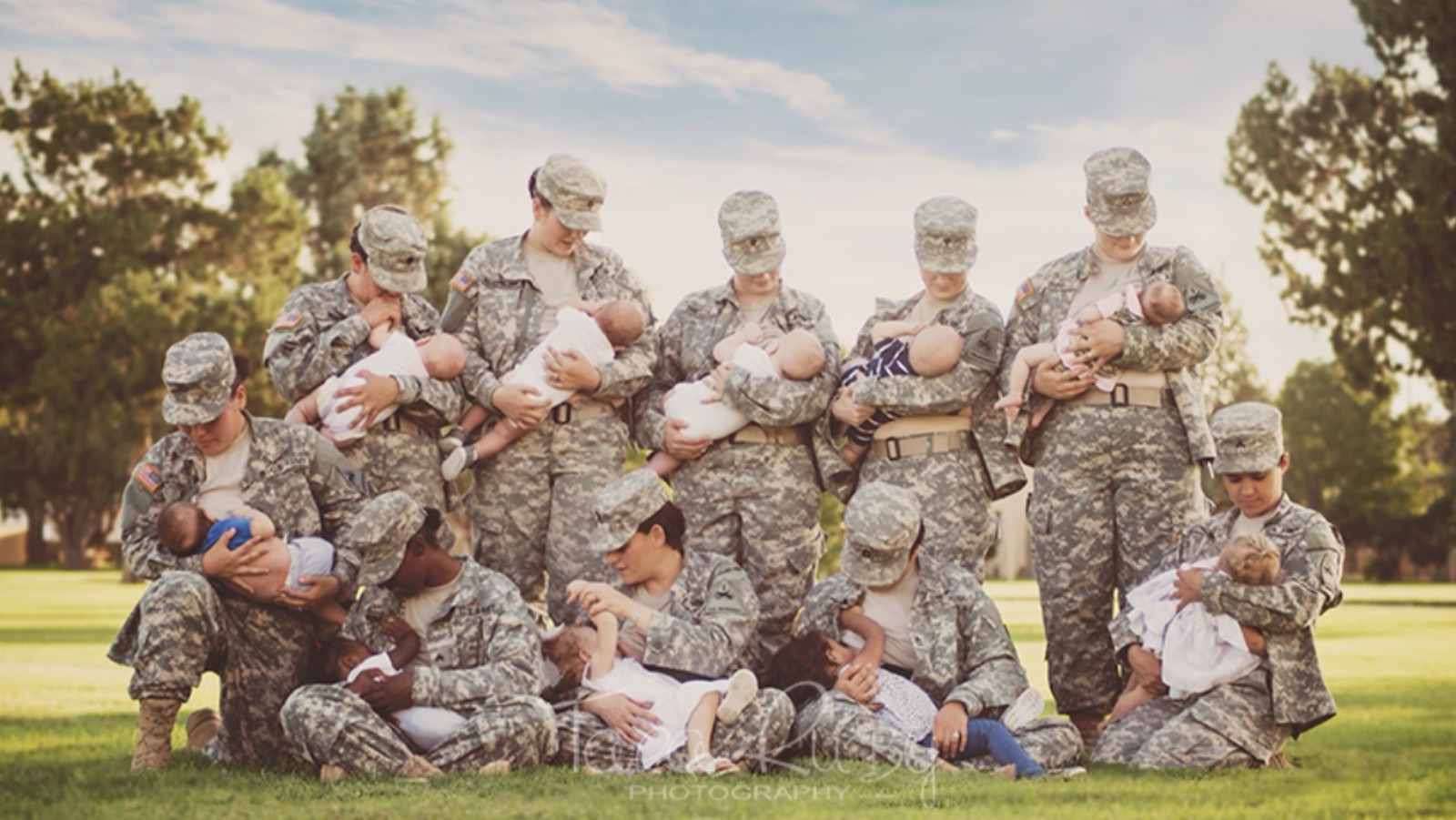 Soldier mums' breastfeeding snap shows 'how far' US Army has come | ITV ...