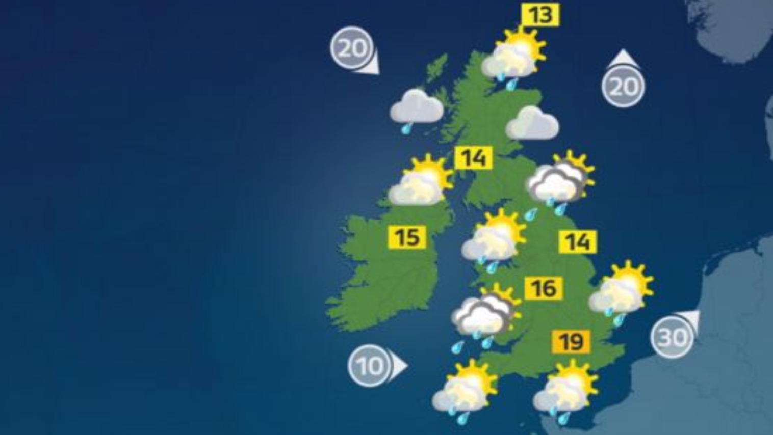Weather: Sunny spells and showers across most of the UK | ITV News