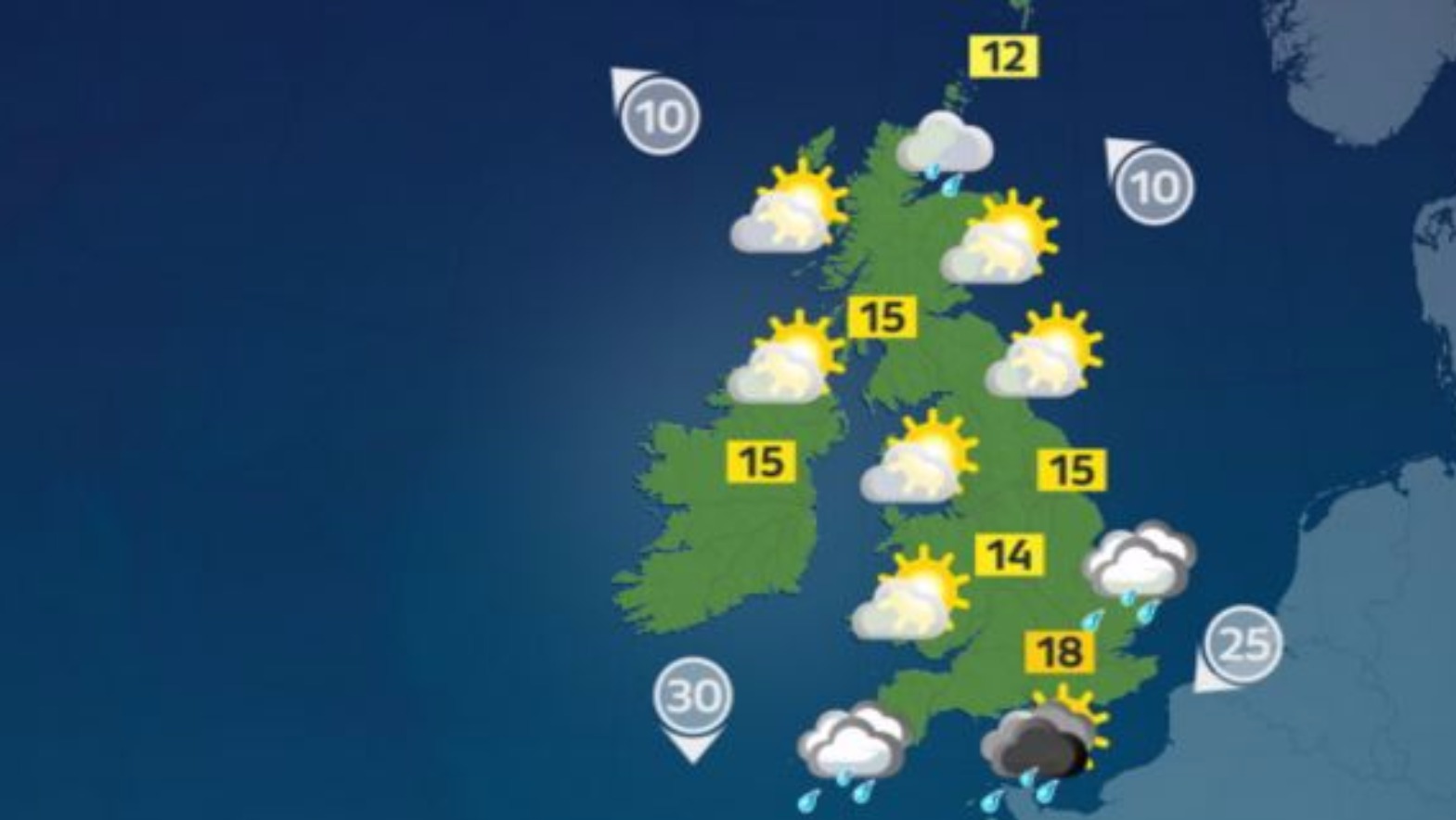 Weather: Wind and rain spreading from the south | ITV News