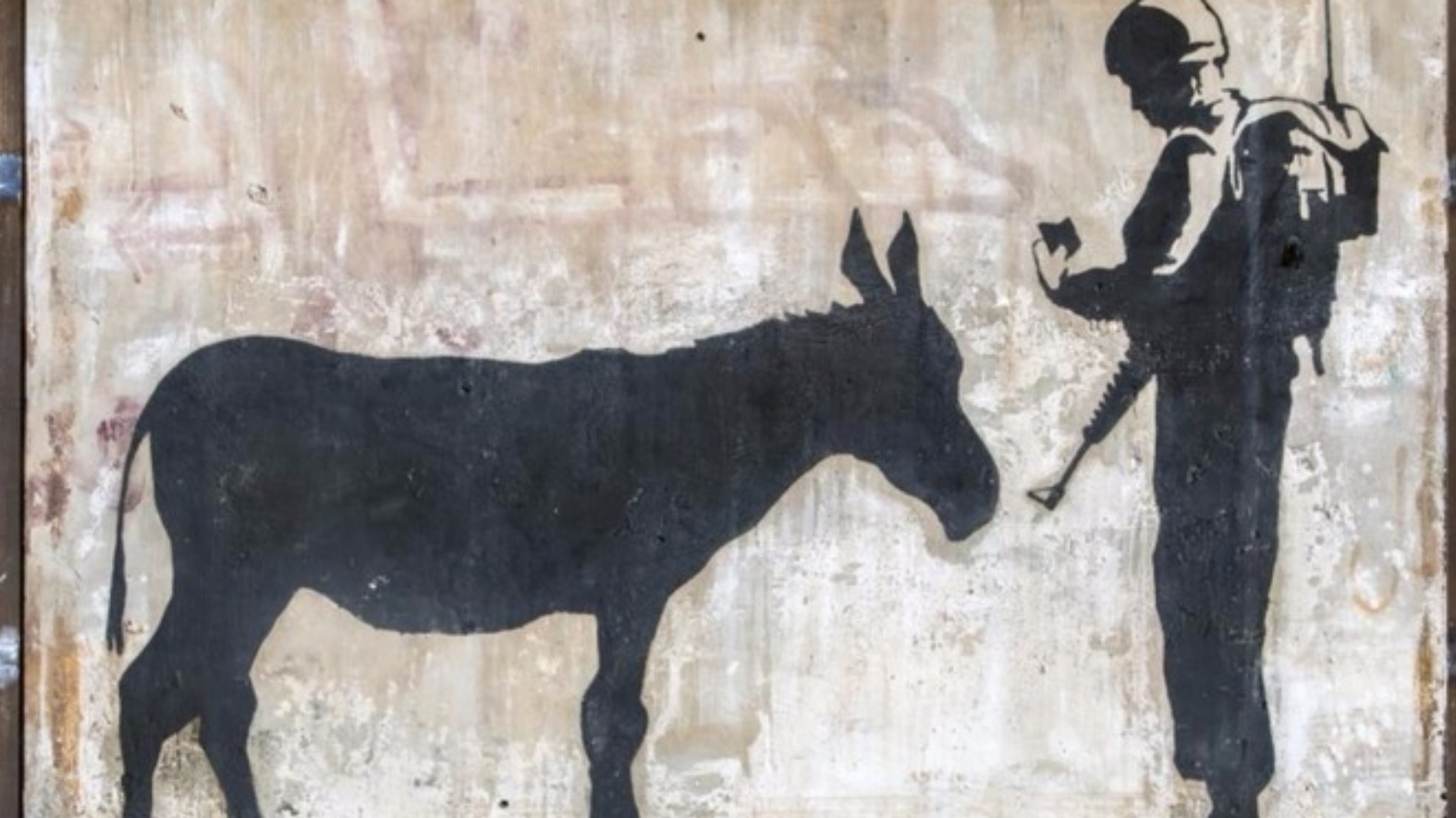 Banksy donkey mural gets UK display | ITV News West Country