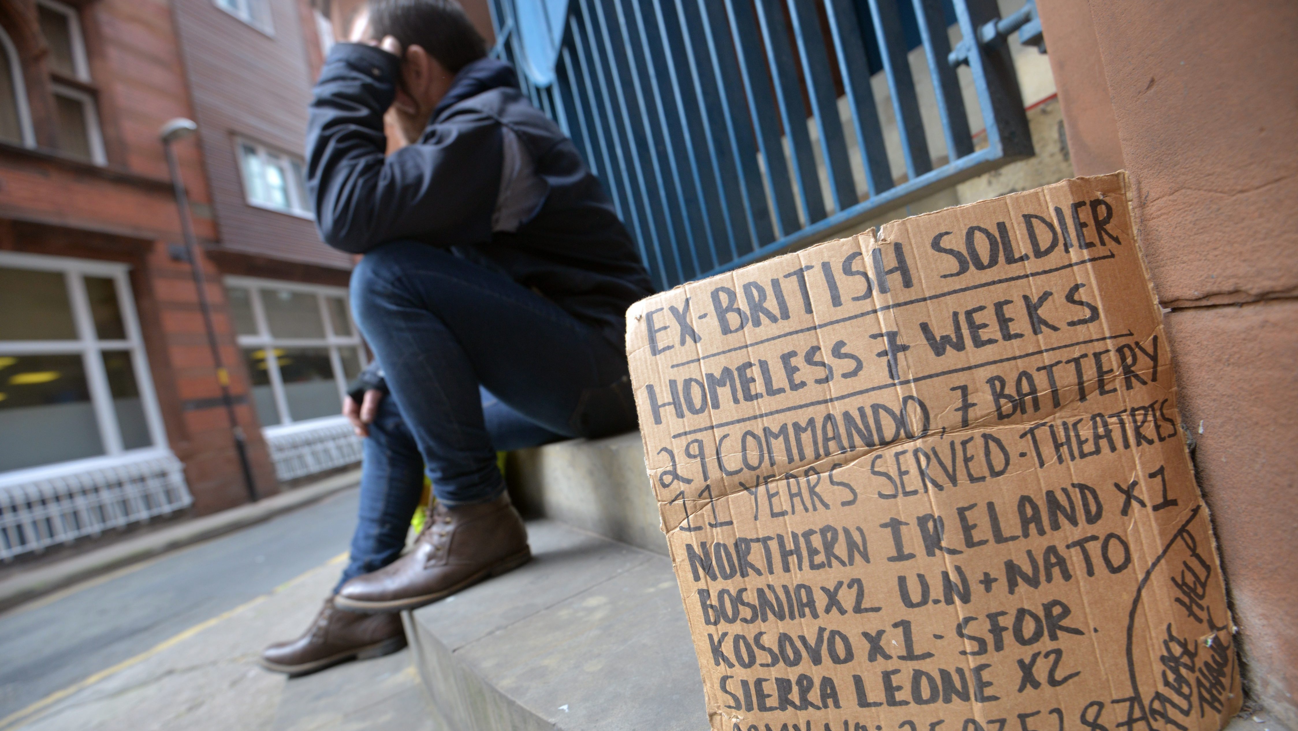 Homeless ex-solider 'urinated on and spat at' living on streets | ITV ...