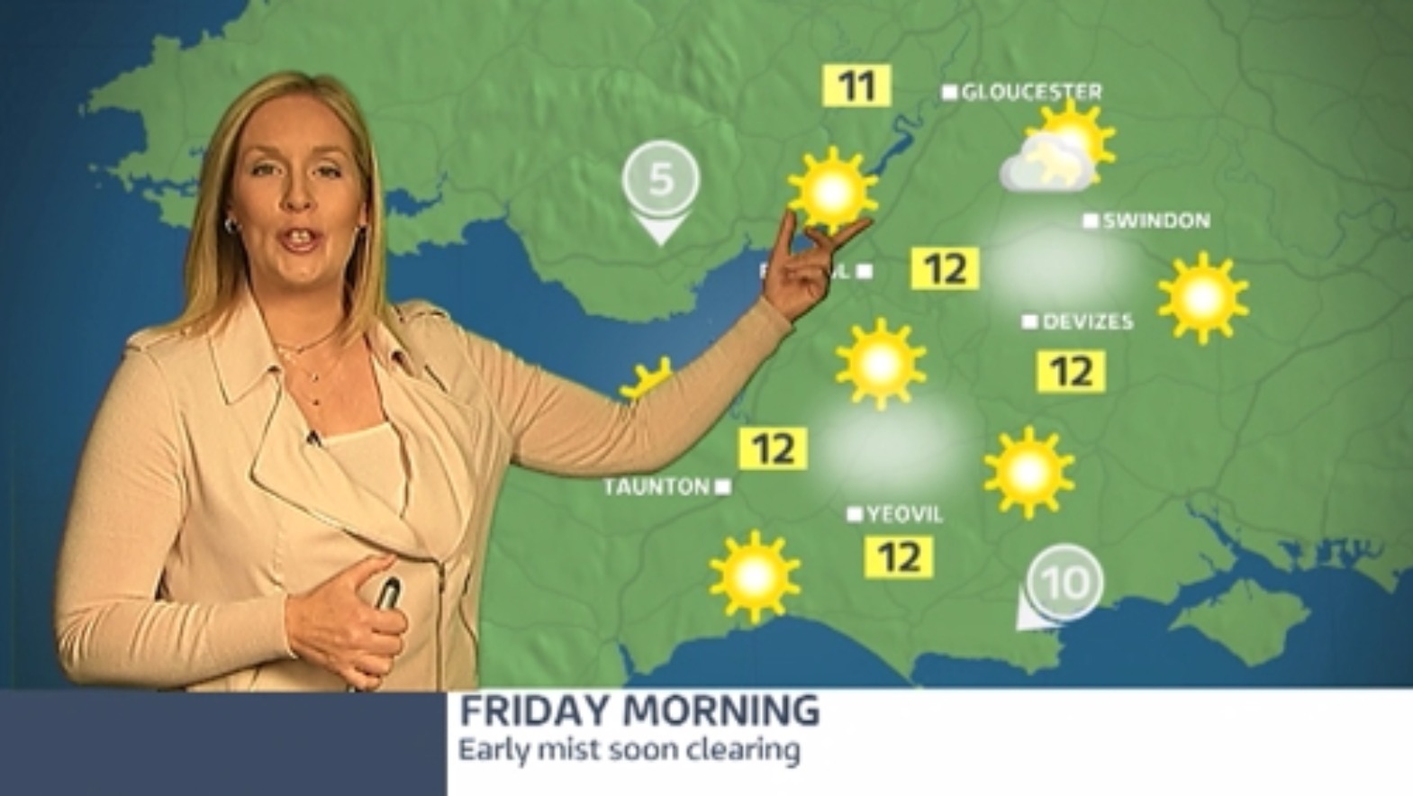 Mist clearing: Kate's got the forecast for Friday | ITV News West Country