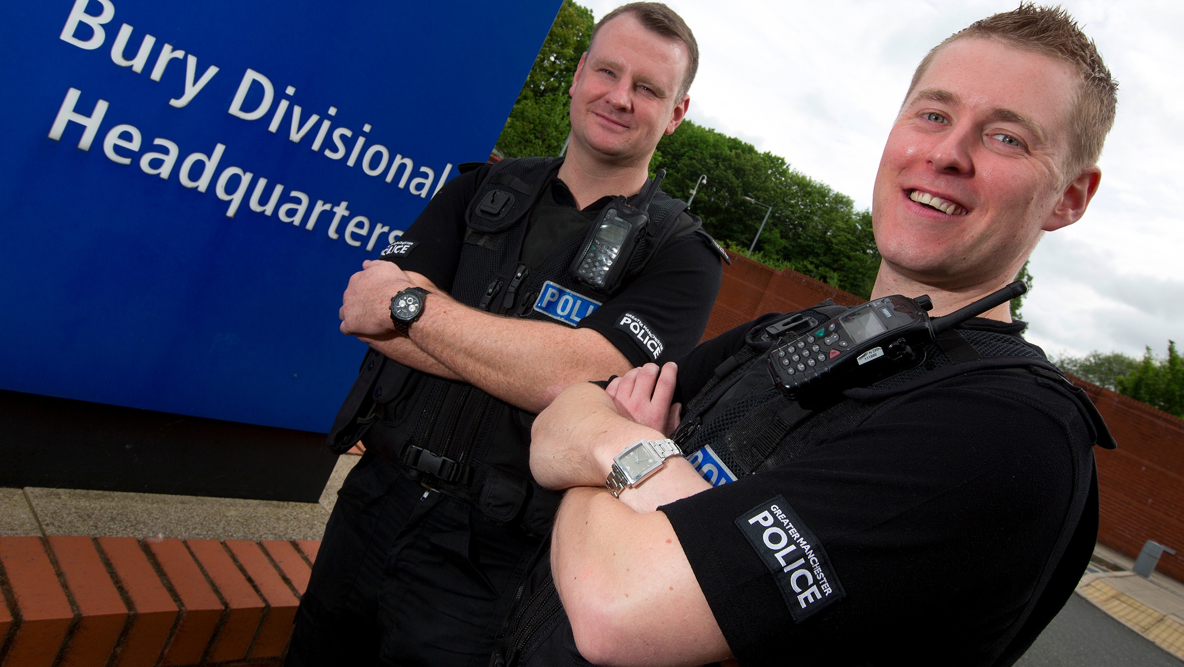 Two hero cops have been nominated for an award after tackling a woman ...
