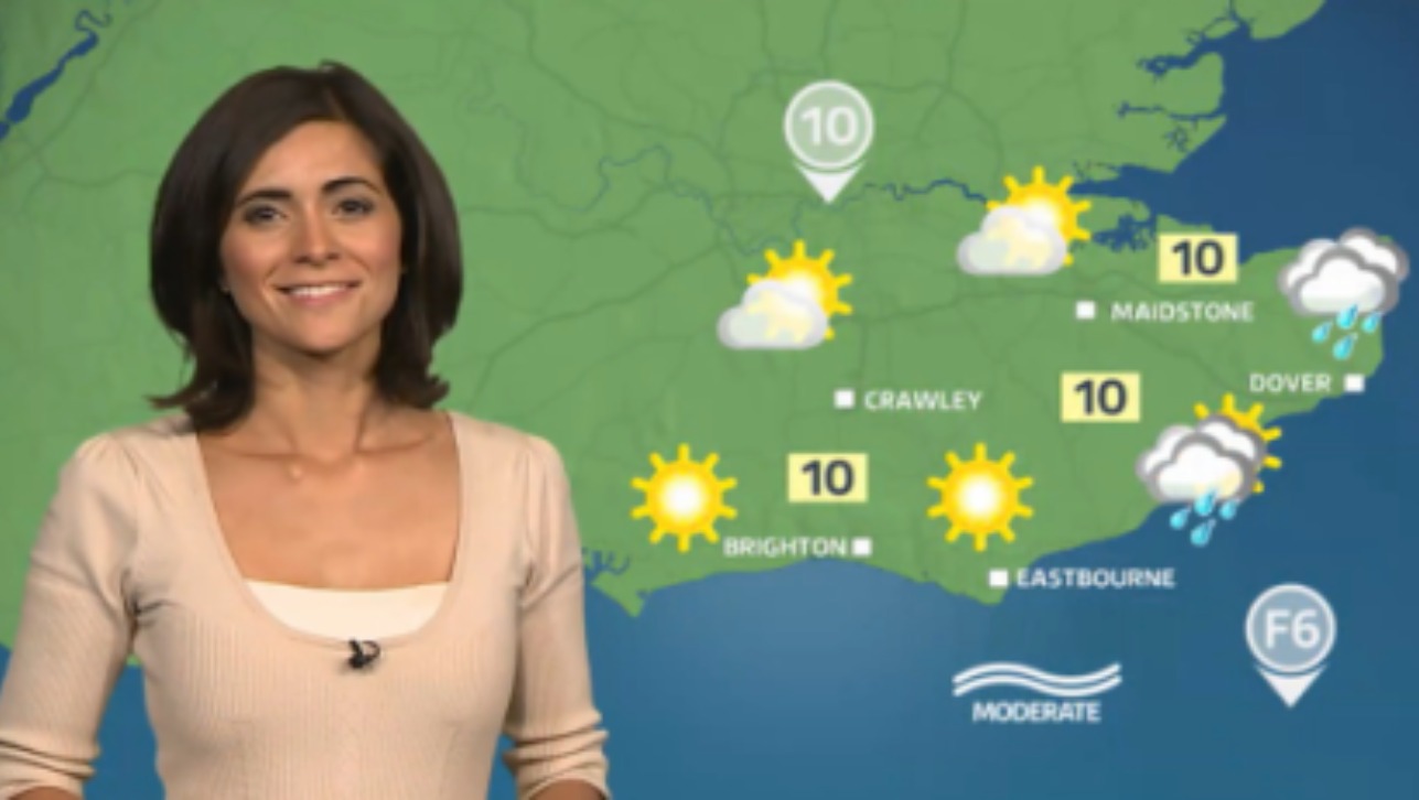 Wednesday's weather for the east of the region | ITV News Meridian