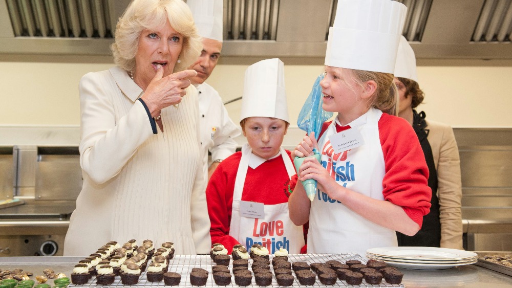 Camilla taste tests Royal canapes | ITV News