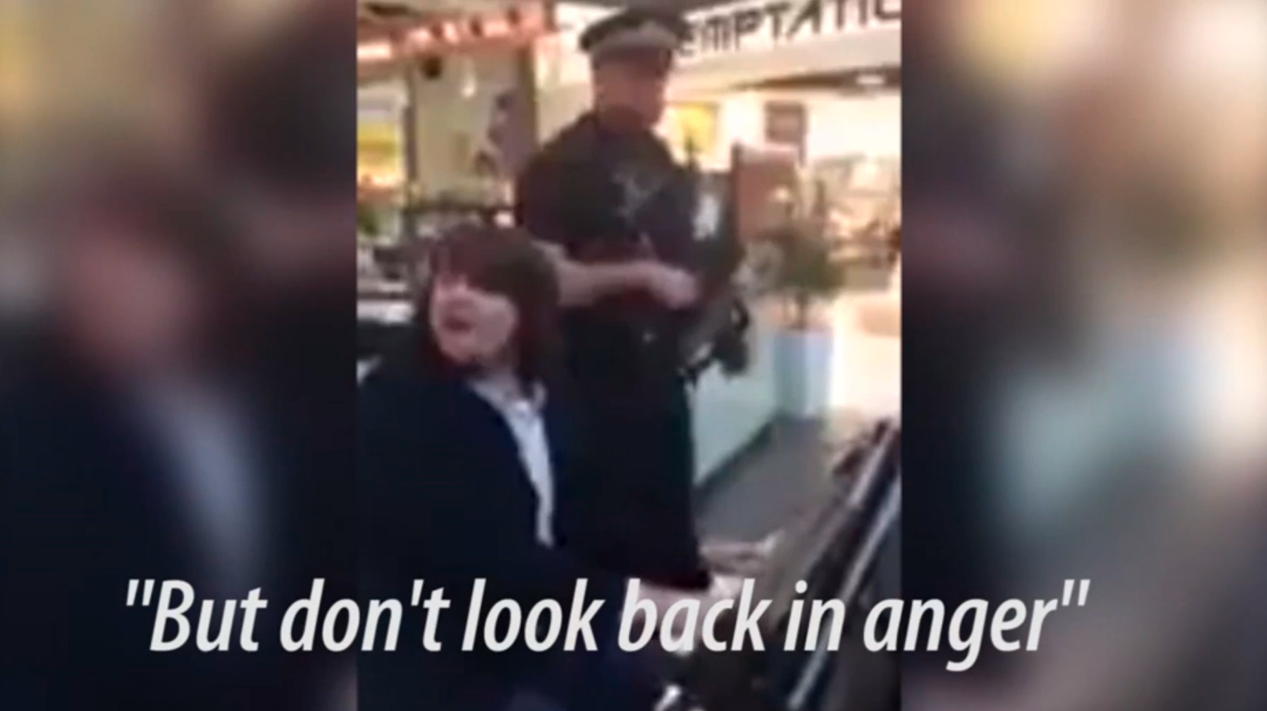 Singing policeman entertains passengers at Manchester Airport | ITV ...