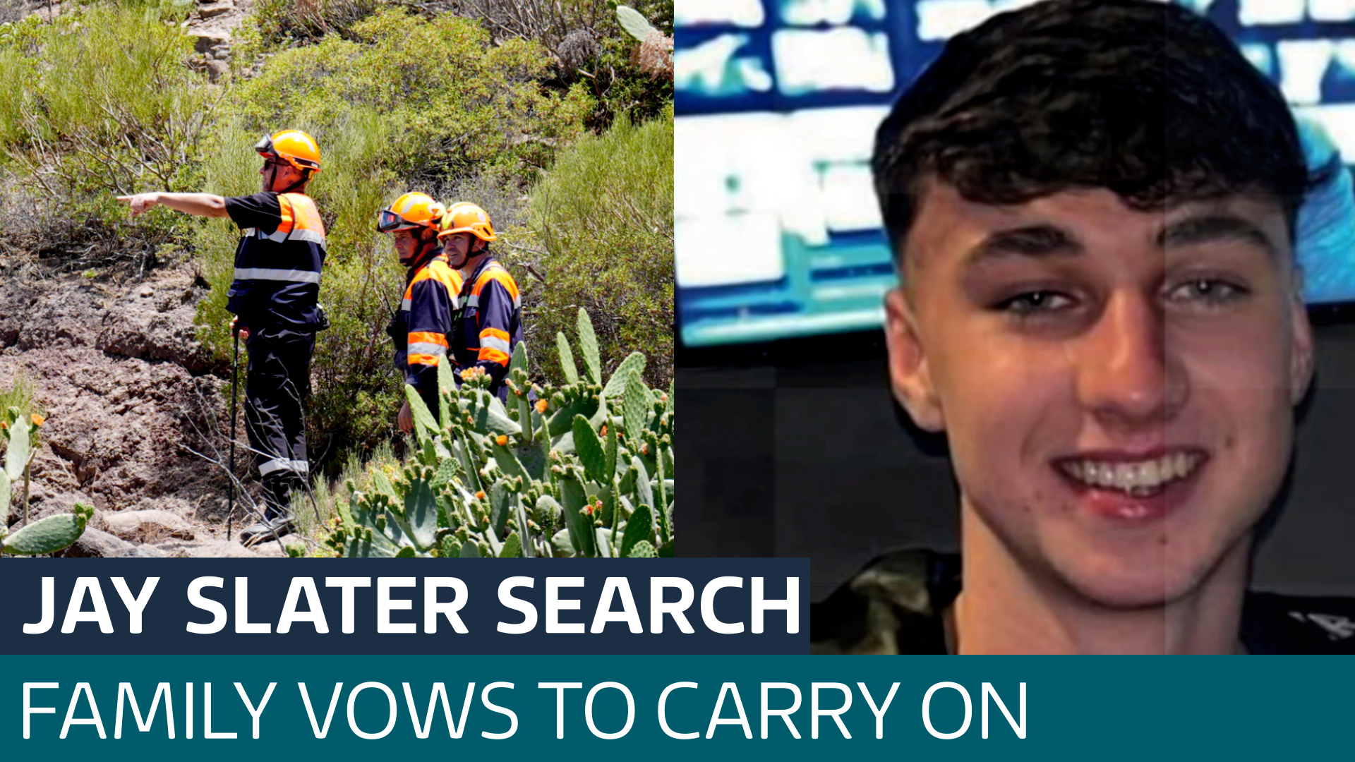 Family of Jay Slater vow to continue search for teen after police ...