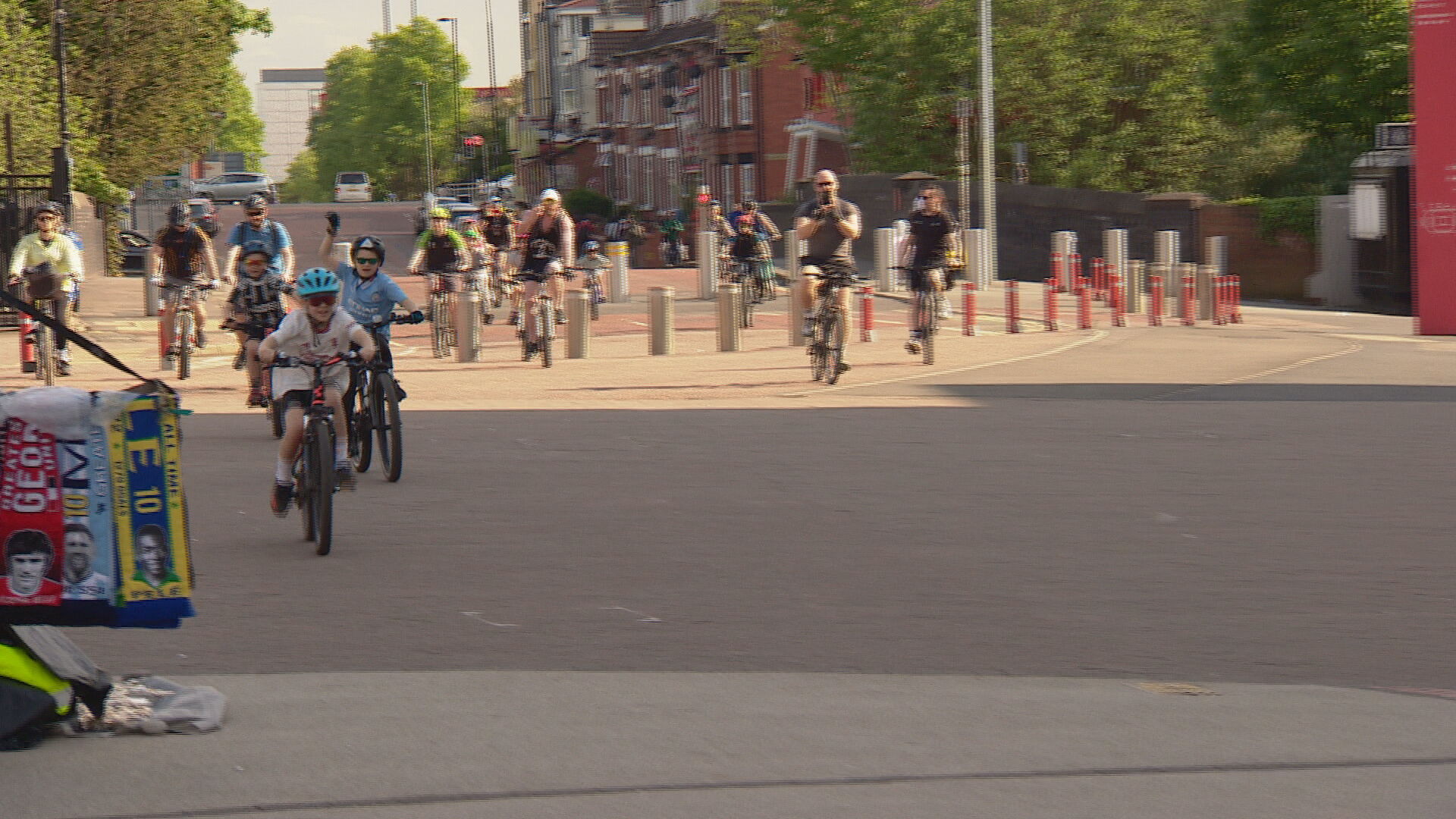 Eight-year-old Harvey cycles to Old Trafford to raise money for bike ...