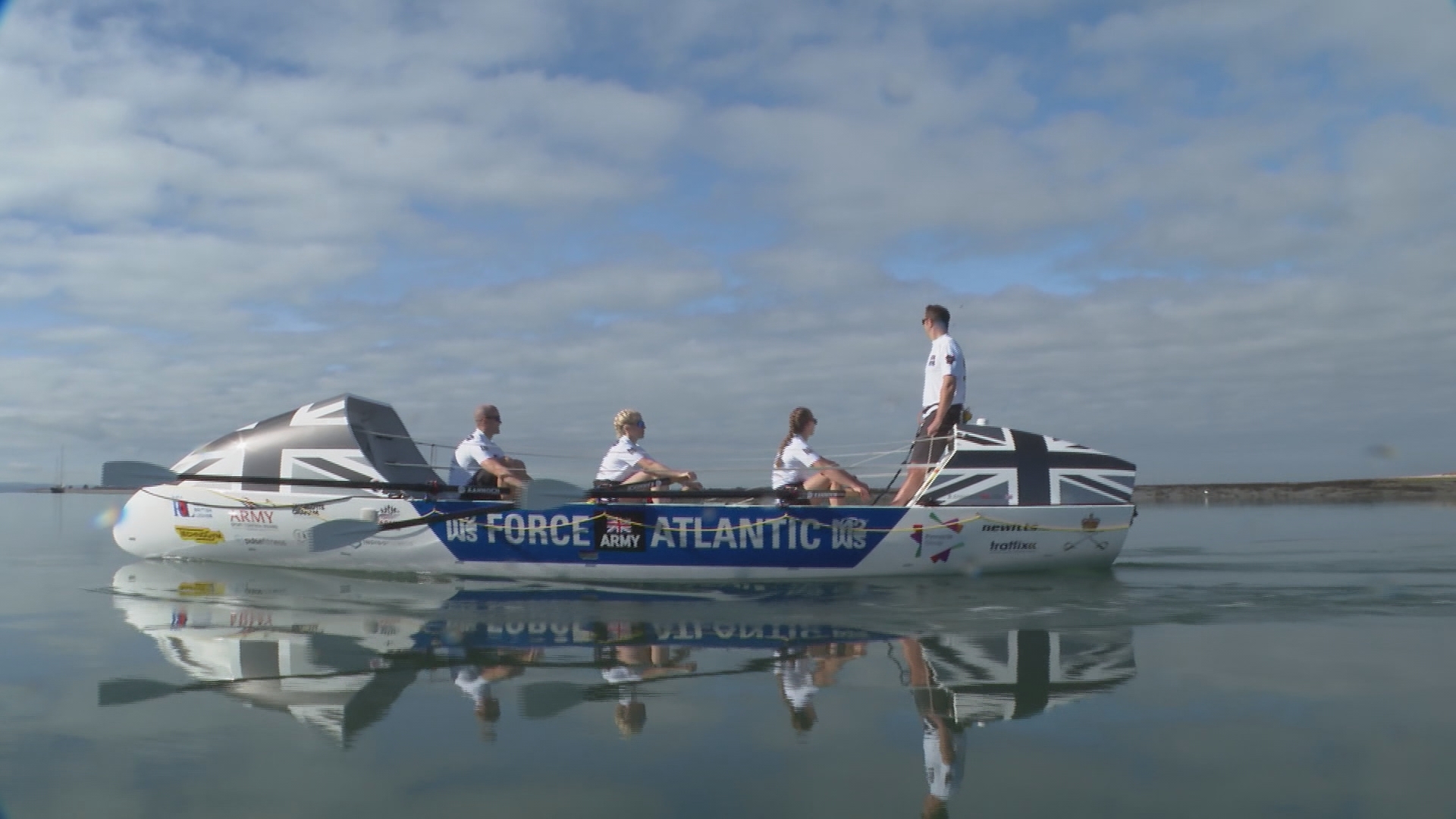 Army team prepares to row 3000 miles across Atlantic | ITV News Meridian