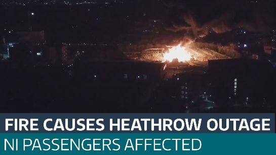 Planes grounded across island of Ireland as Heathrow suffers power ...