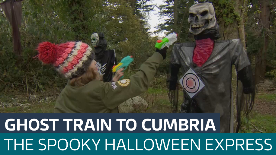 All aboard! Would you ride the ghost train to Britain's 'most haunted ...