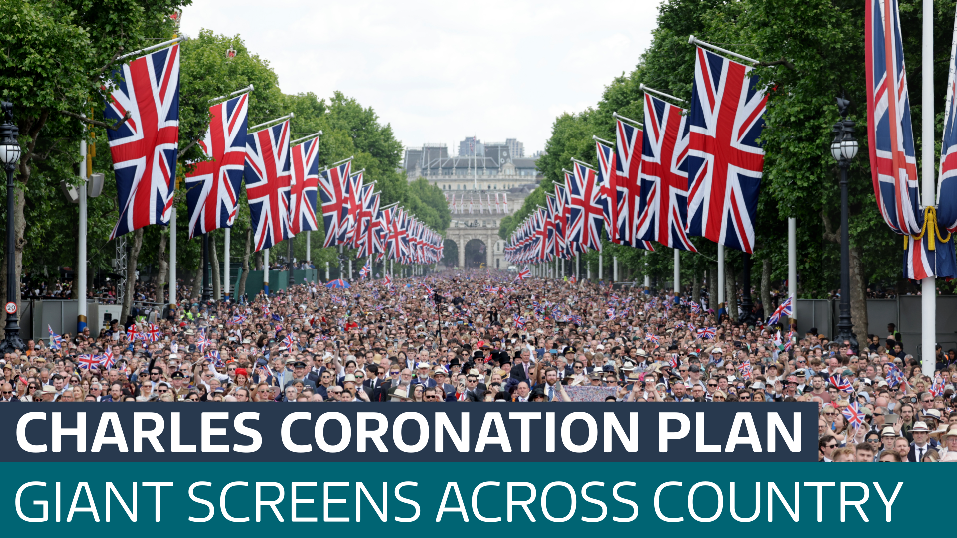 The King's coronation to be broadcast on big screens across the country ...