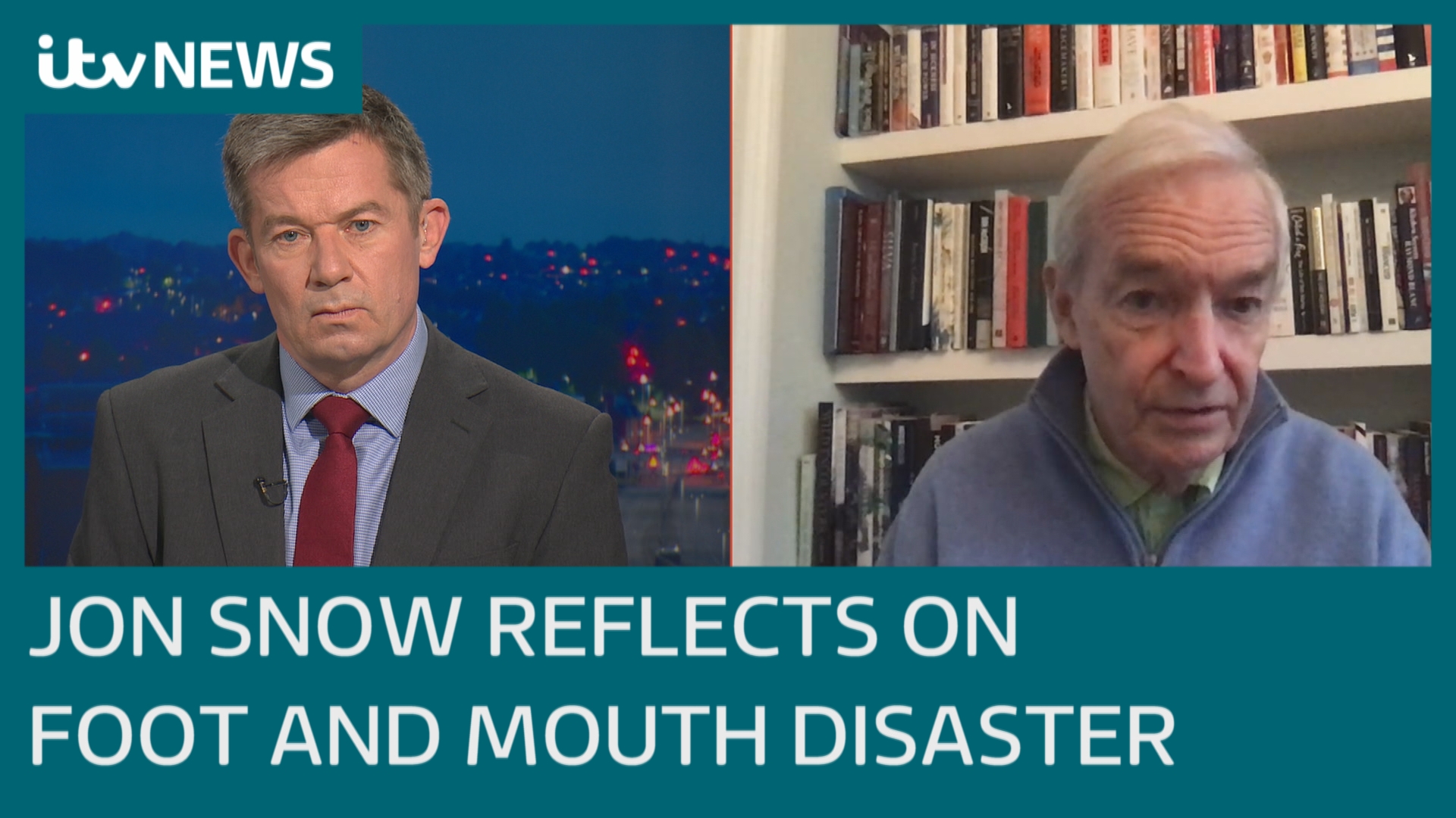 Channel 4 presenter Jon Snow reflects on foot and mouth crisis 20 years ...