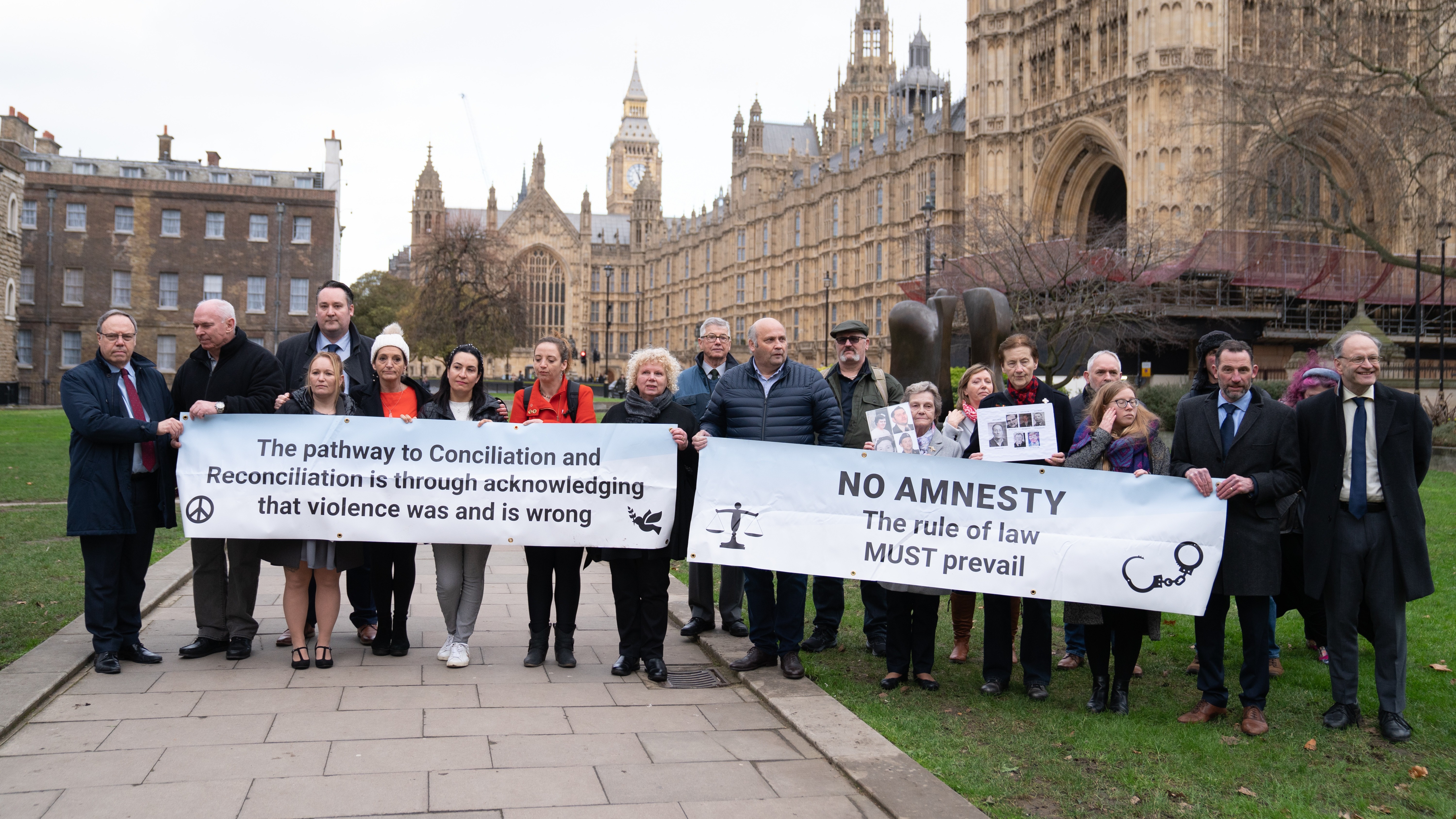 Families of those murdered by terrorists protest Legacy Bill at ...
